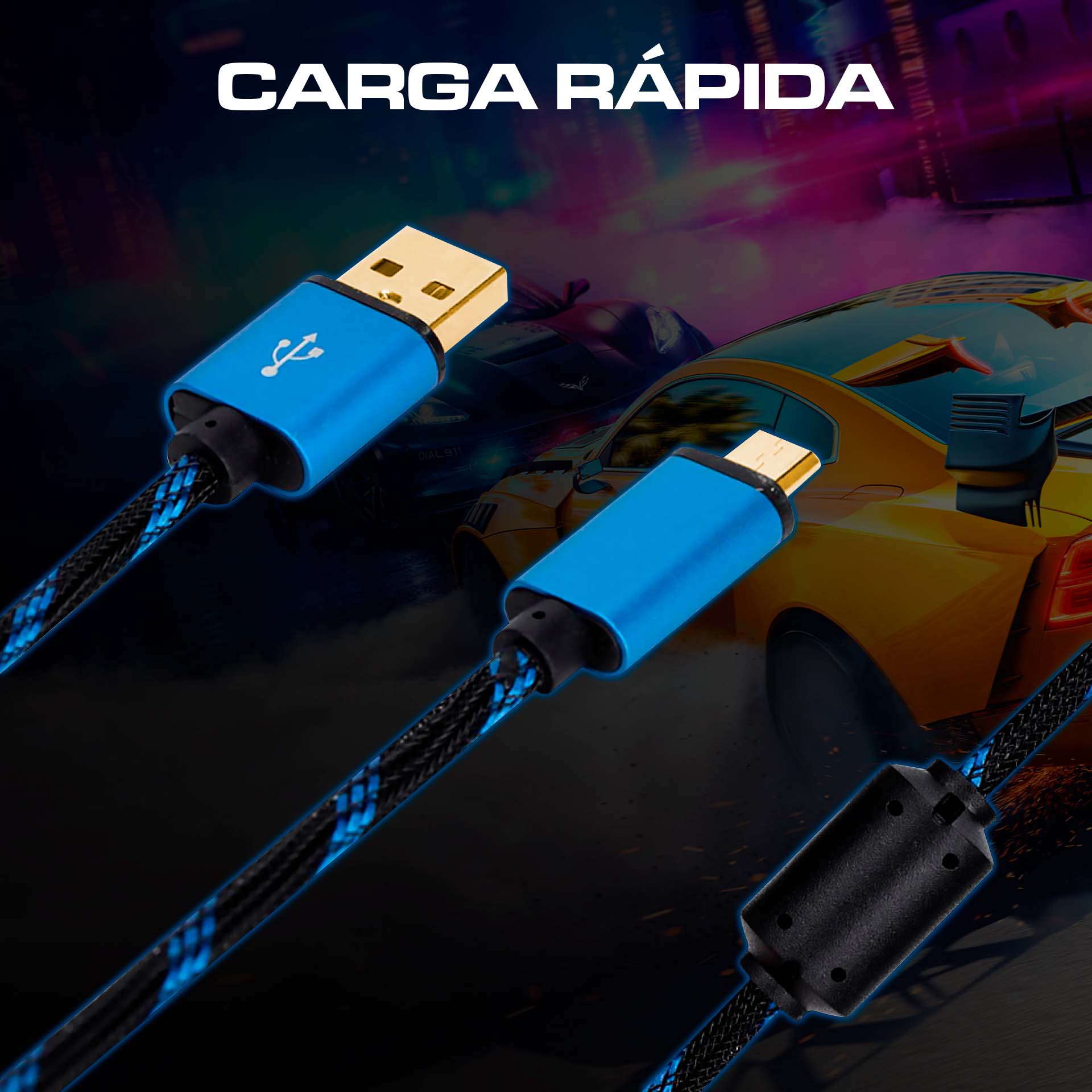 Ripley - CABLE USB 3 METROS PARA PS4 & XBOX ONE CARGA RAPIDA