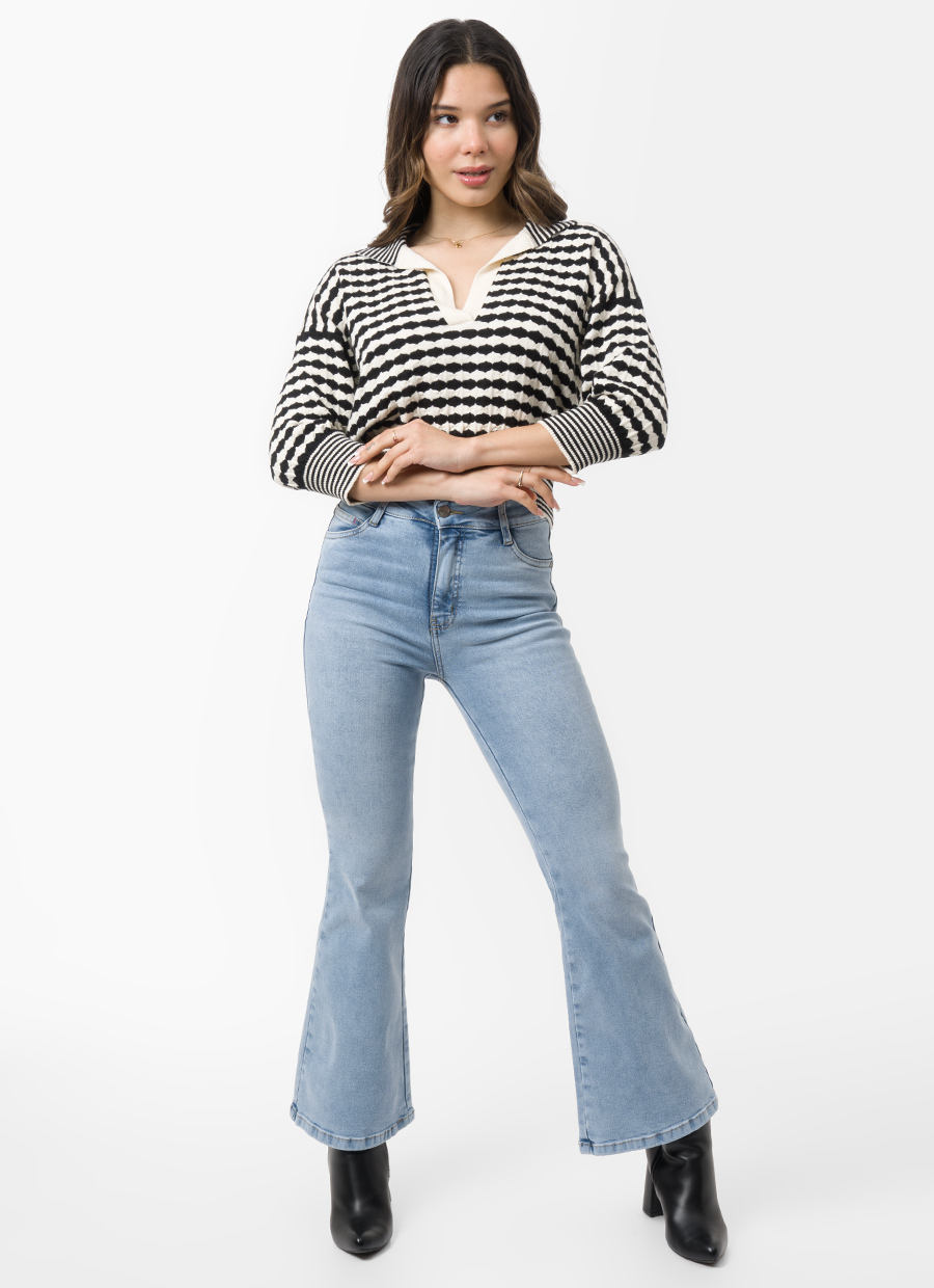 Ripley - CHOMPA HILOS MUJER GOCCOS MULTICOLOR ERLEA