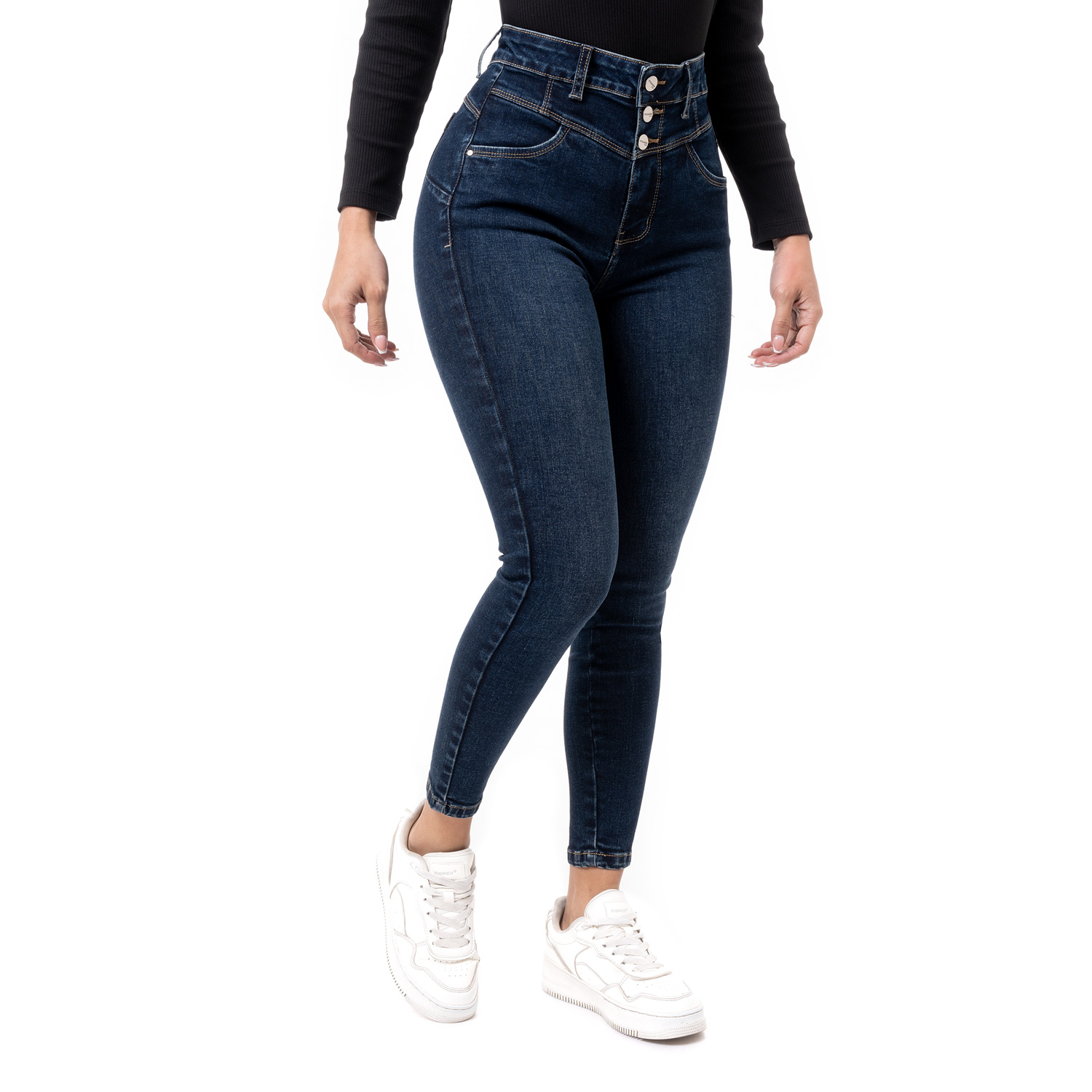 PANTALÓN MUJER PIONIER DENIM STRETCH AUDRIN