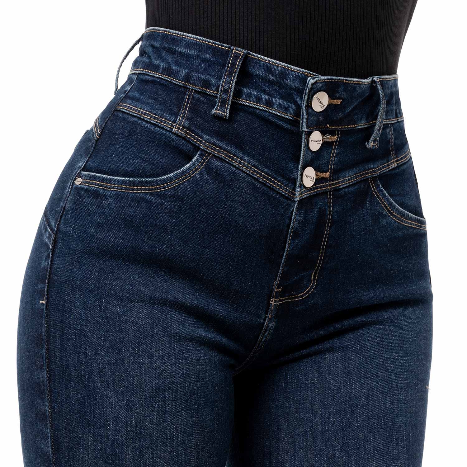 PANTALÓN MUJER PIONIER DENIM STRETCH AUDRIN