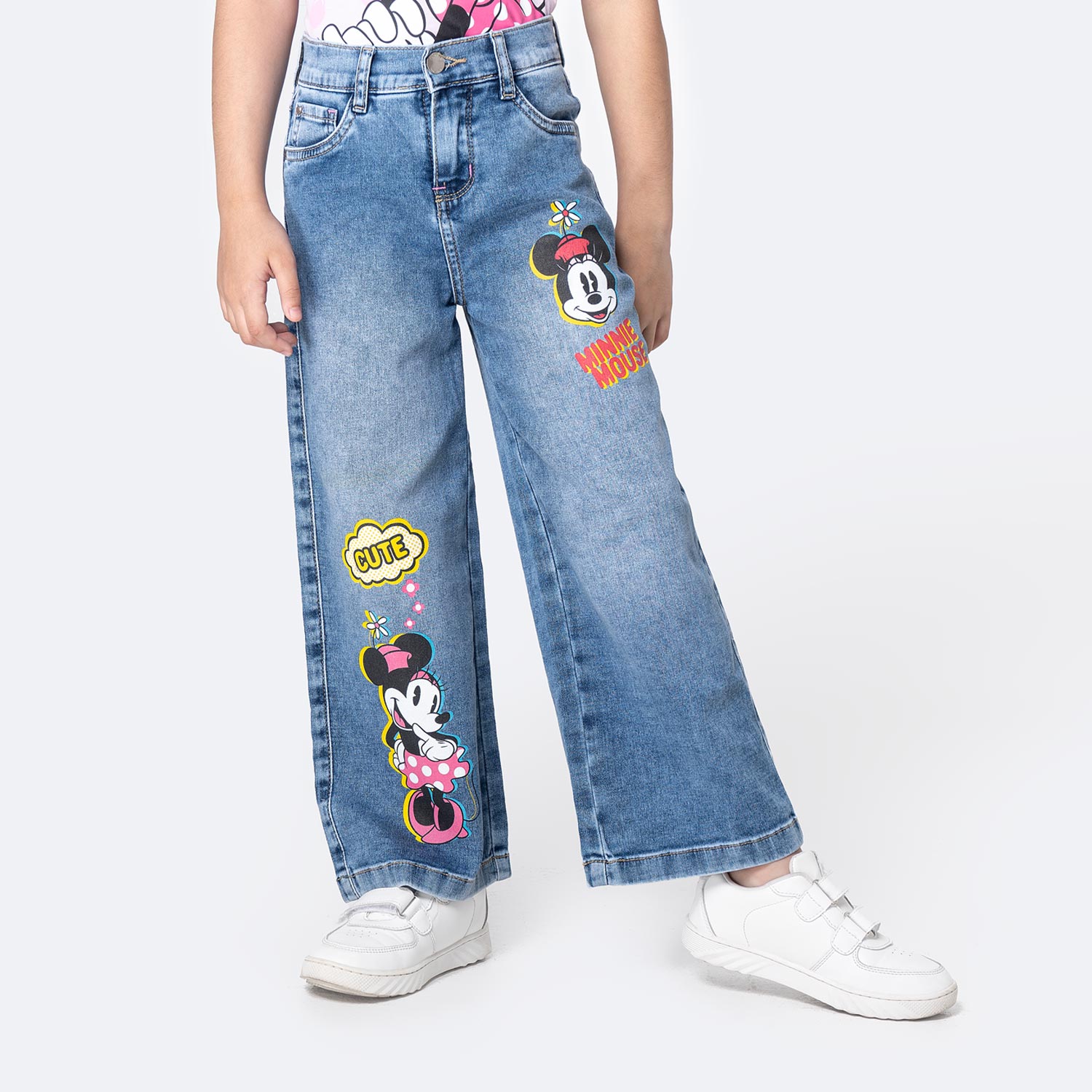 Ripley - JEANS DENIM STRETCH NIÑA PIONIER VERENIS-DISNEY