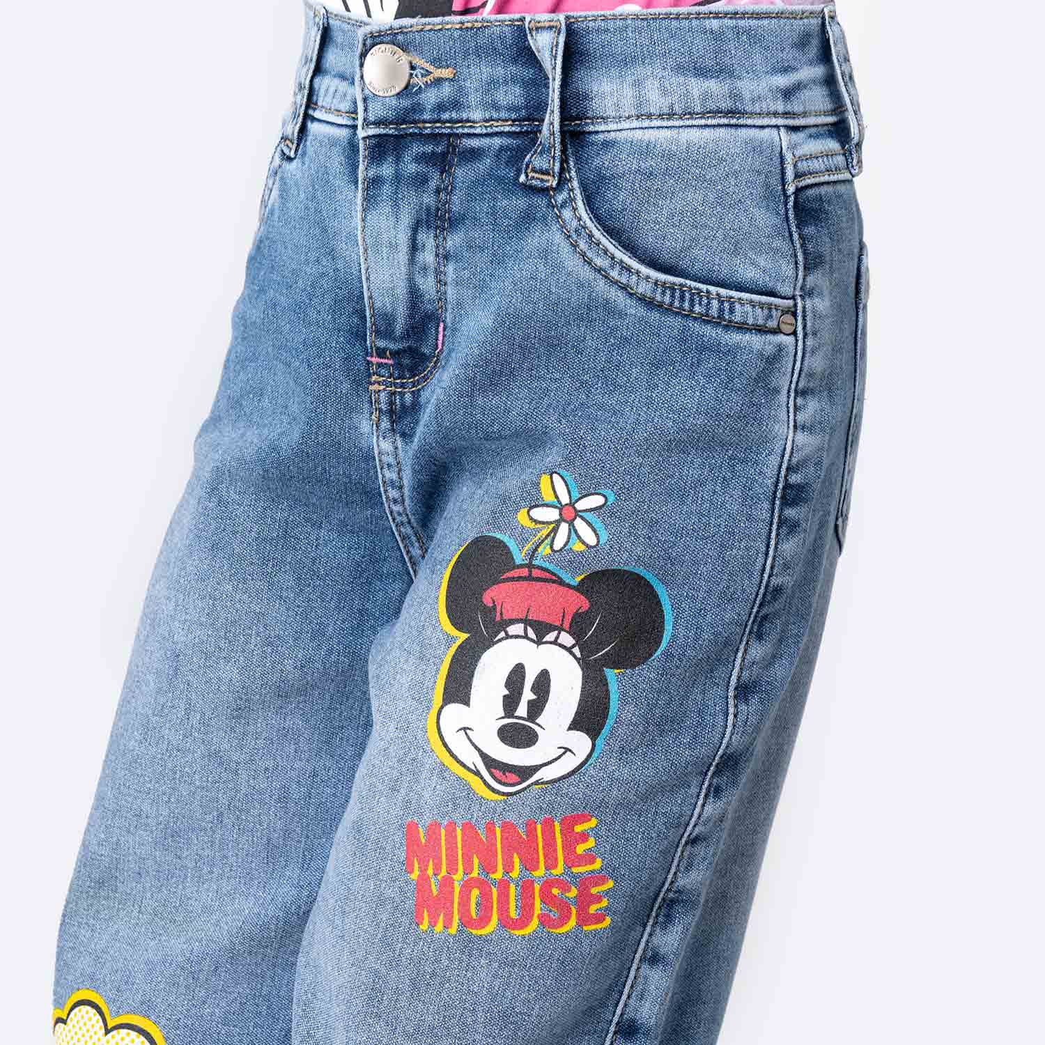 Ripley - JEANS DENIM STRETCH NIÑA PIONIER VERENIS-DISNEY