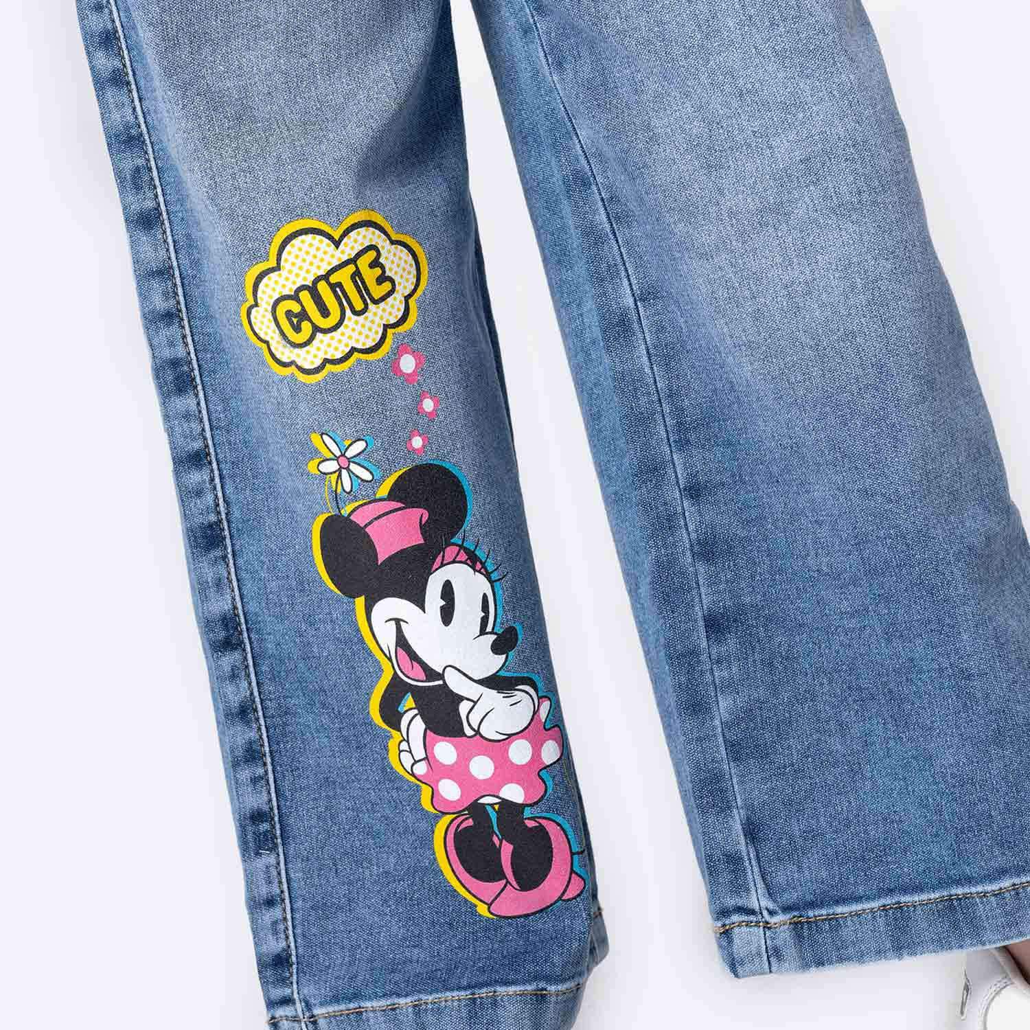 Ripley - JEANS DENIM STRETCH NIÑA PIONIER VERENIS-DISNEY