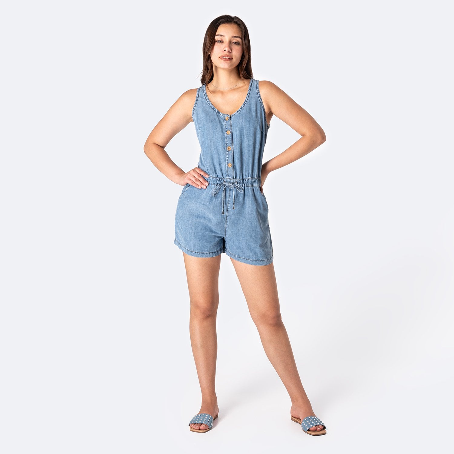 ENTERIZO JEAN DENIM MUJER PIONIER KATTI