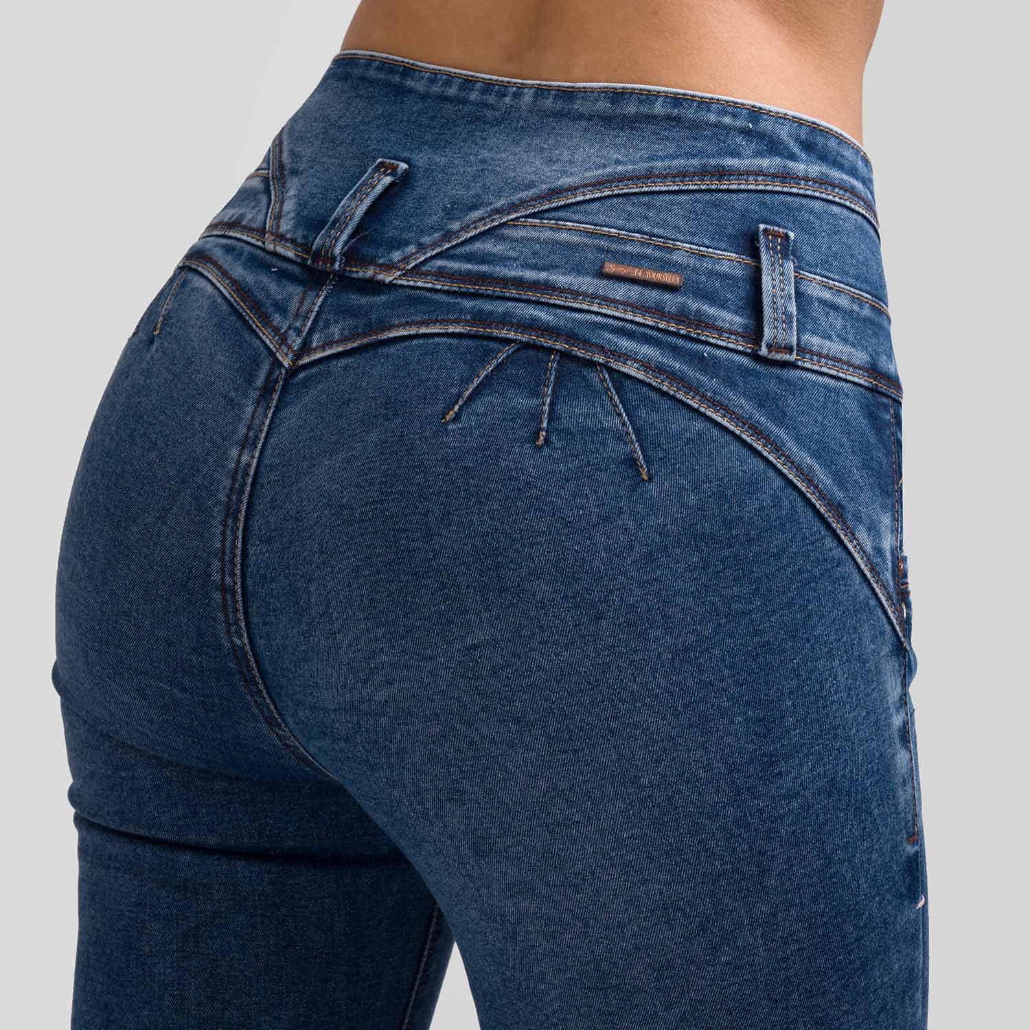 Ripley - PANTALON DENIM STRETCH MUJER TATIAHNA