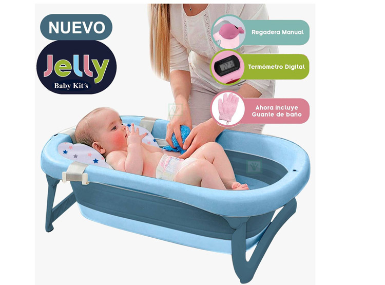 TINA BABY KIDS JELLY CON TERMOSTATO 1614 AZUL PLEGLABLE
