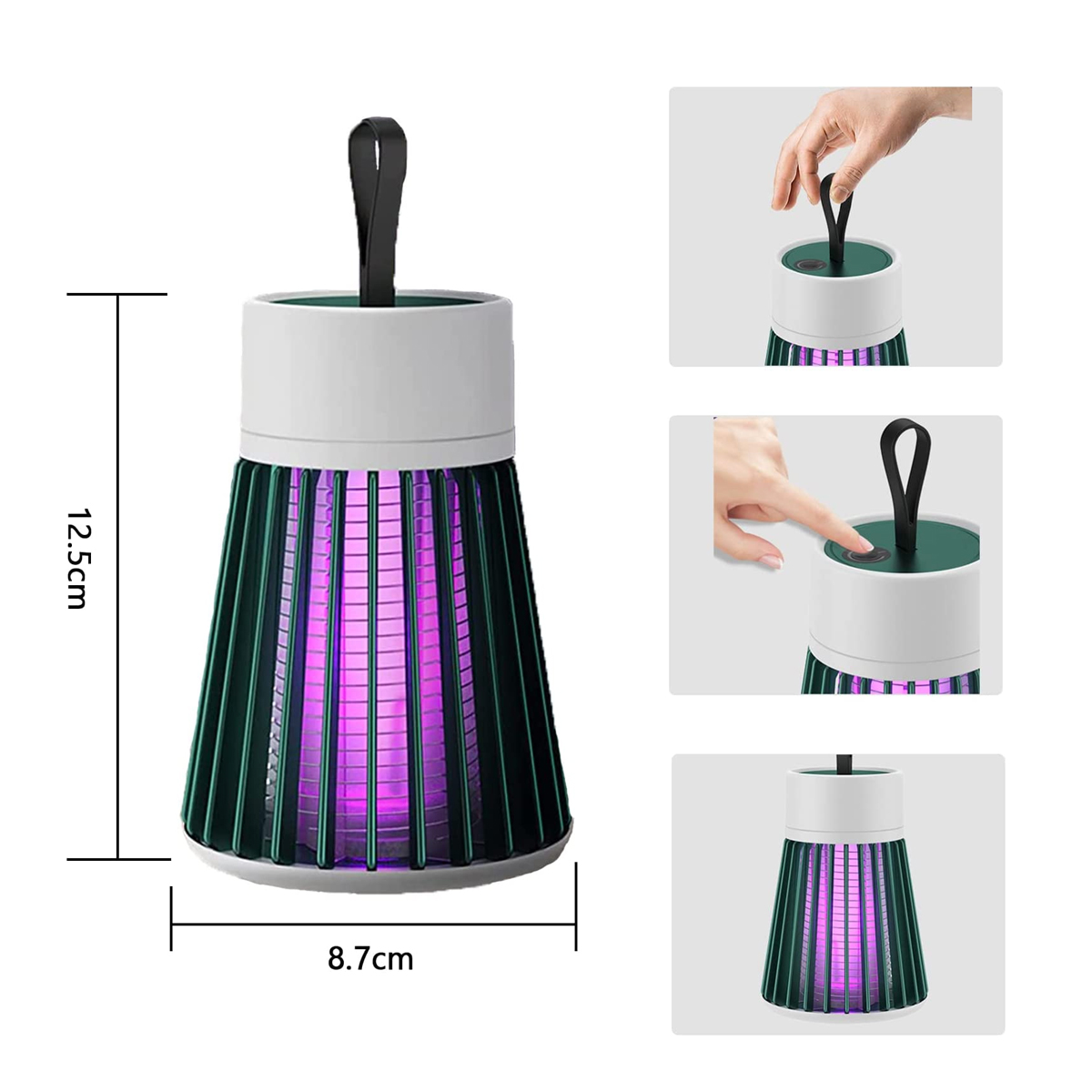 LÁMPARA GRETAIL MATA ZANCUDO MOSQUITOS INSECTOS MALLA ELECTRICA ...