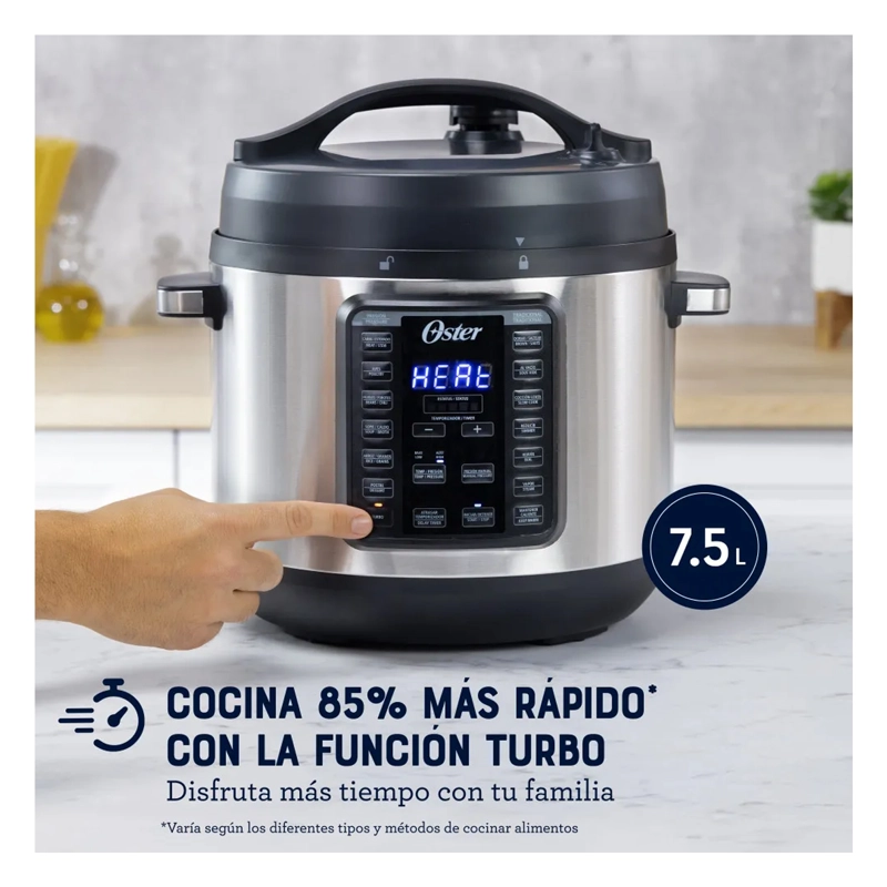 MULTIOLLA TURBO OSTER DIAMONDFORCE 14 FUNCIONES 7.5L CKSTPCECT75DF