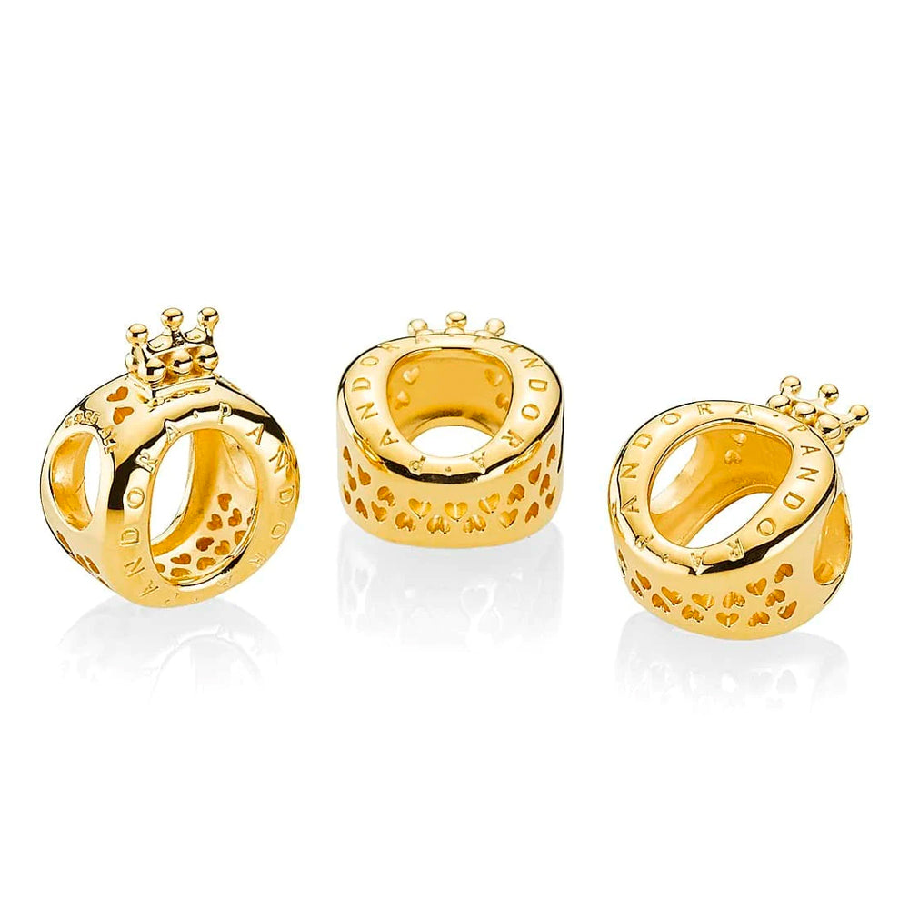 Ripley - CHARM PANDORA 767401 PLATA 925 ORIGINAL MUJER CORONA BRILLANTE ...