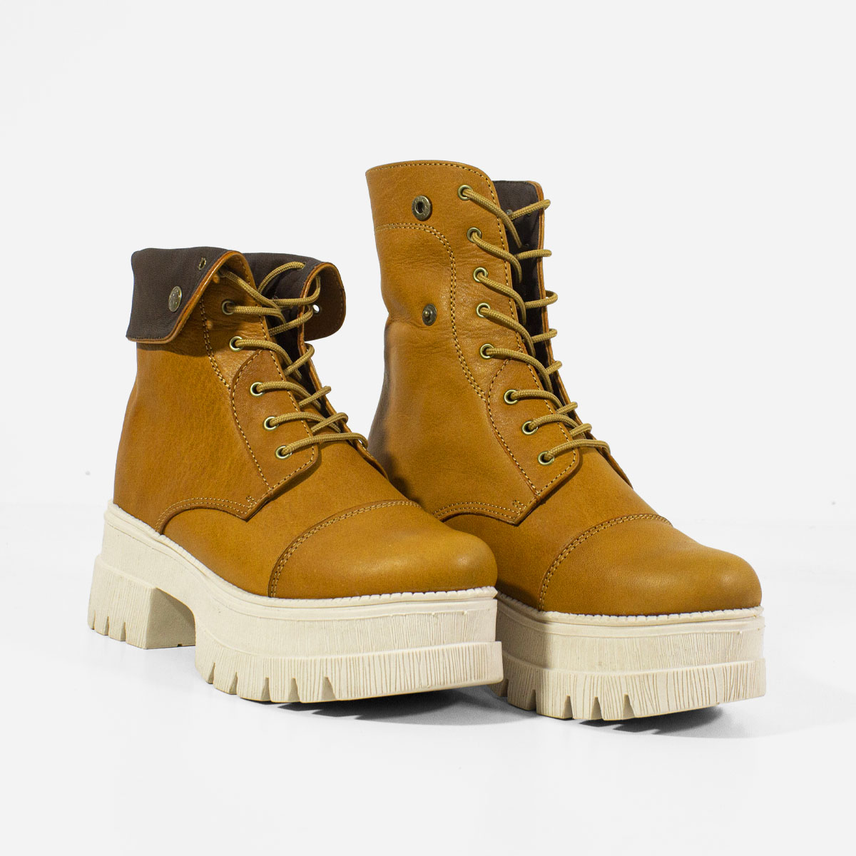 Ripley - BOTINES MUJER MARIBU CUERO MIEL 854