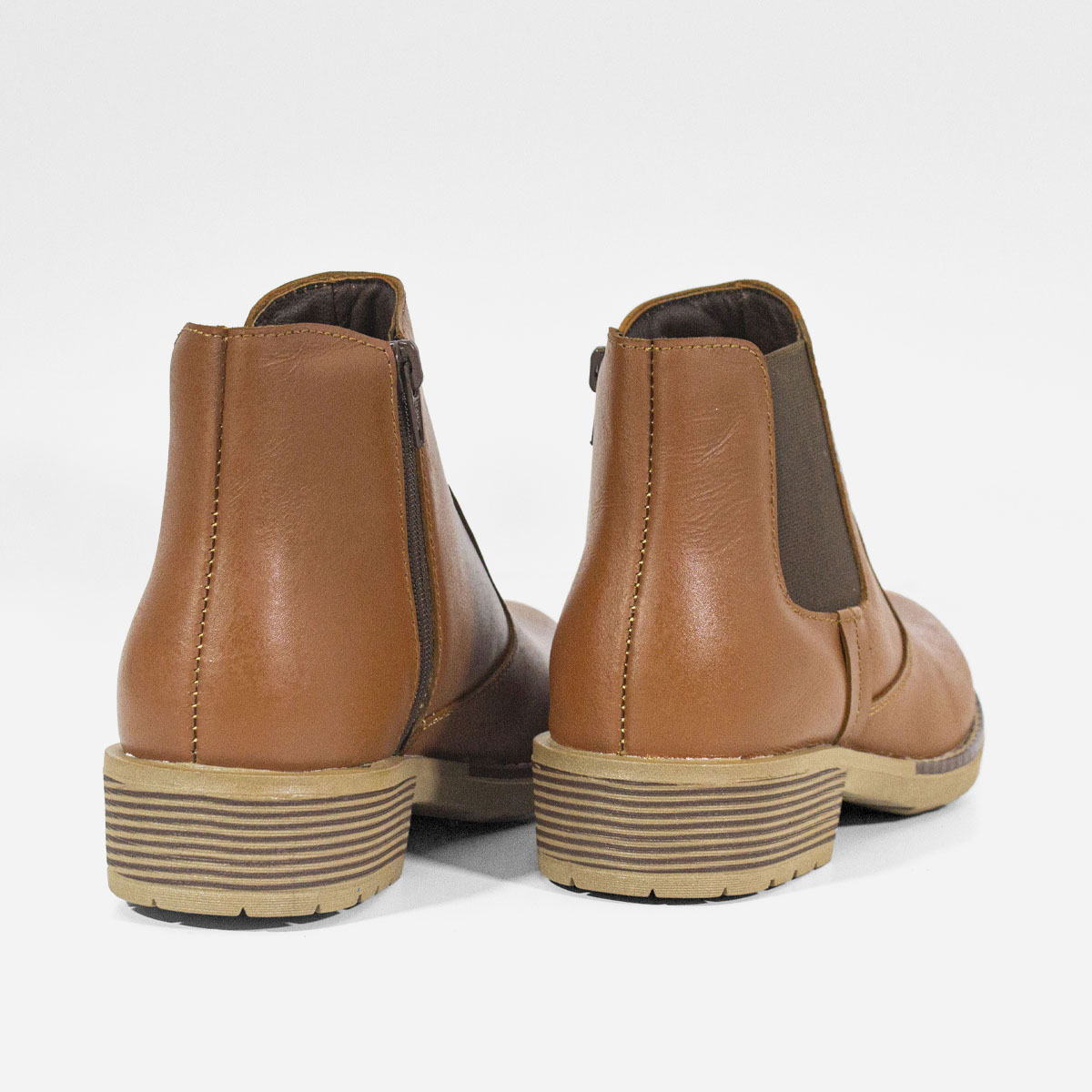 BOTINES MUJER MARIBU CUERO MIEL 732