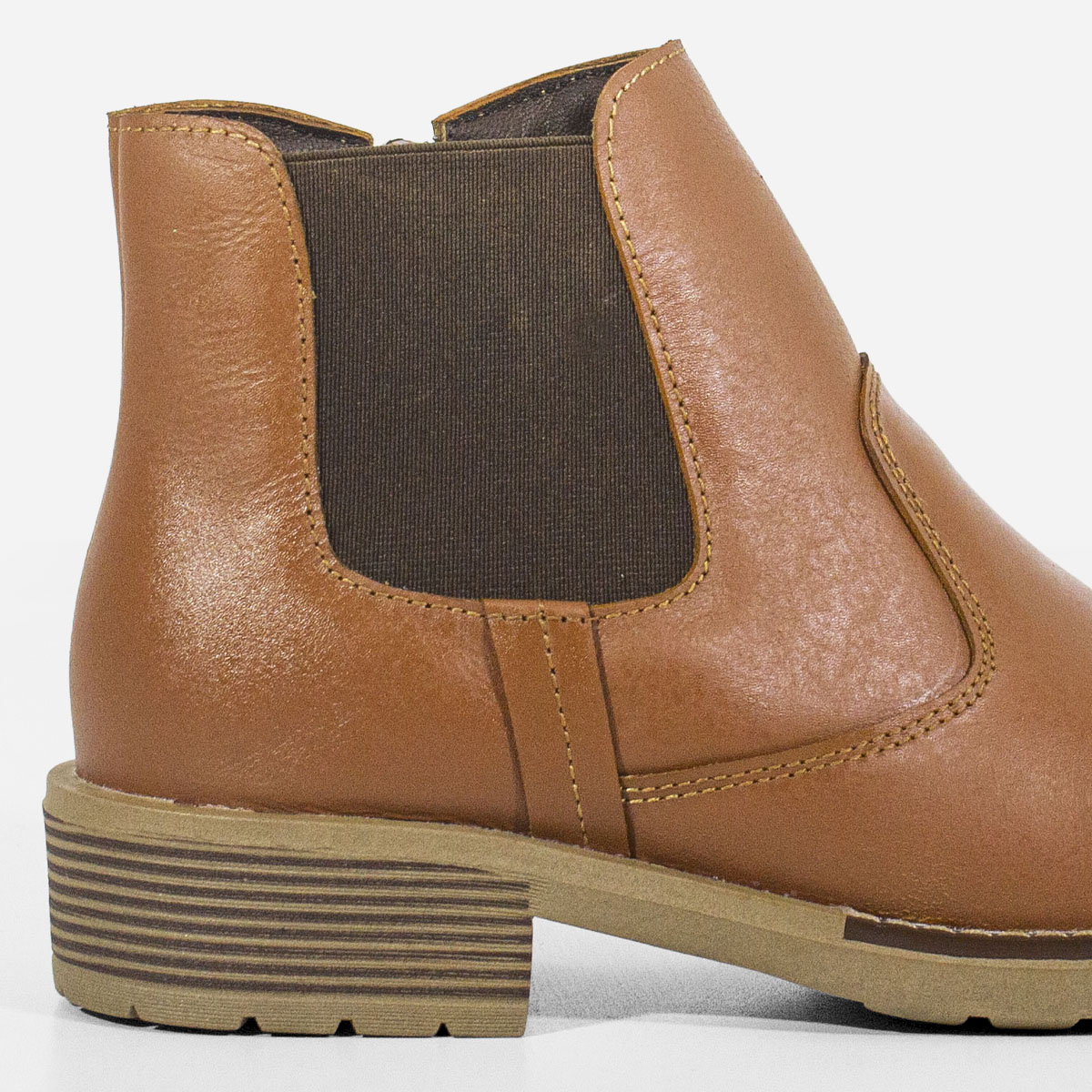 BOTINES MUJER MARIBU CUERO MIEL 732