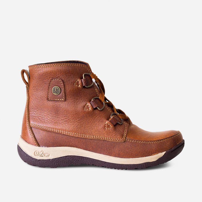 Ripley - BOTINES MUJER MARIBU CUERO MIEL 816