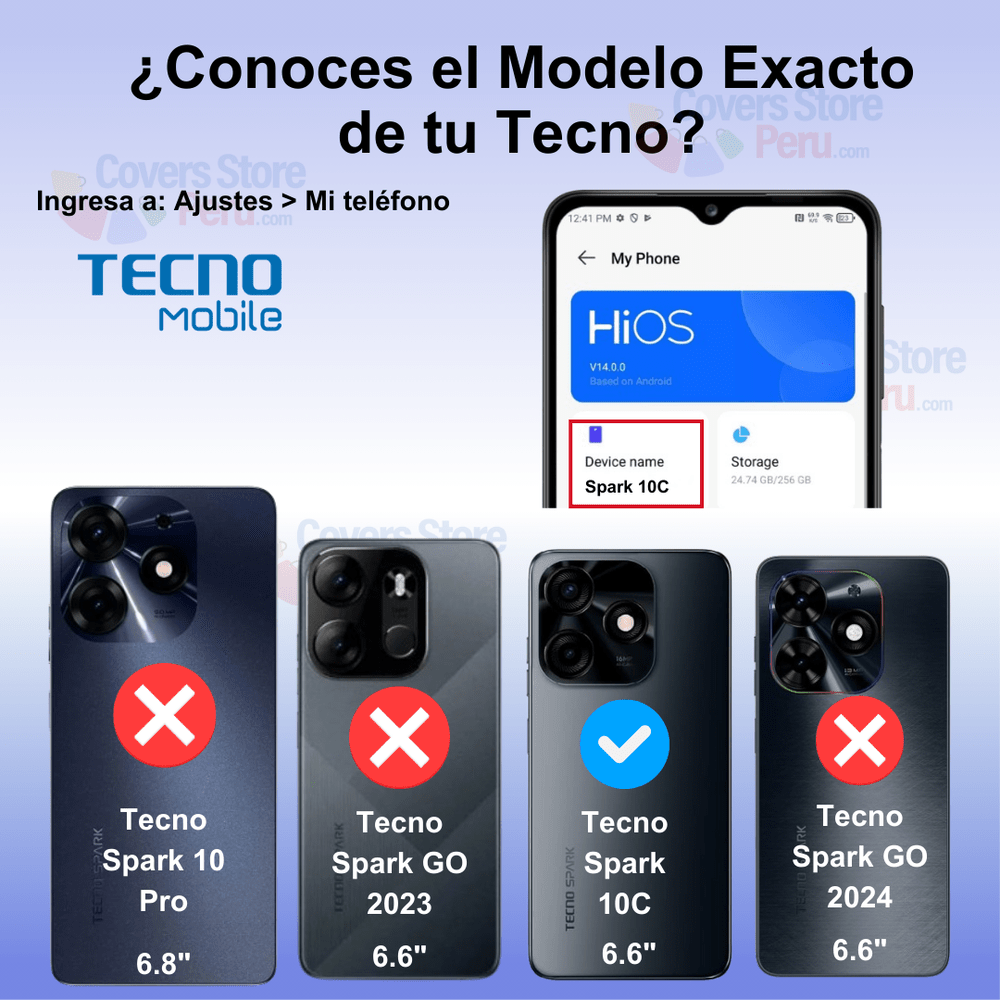 FUNDA CASE PARA TECNO SPARK 10C FLIP COVER MARRÓN ANTISHOCK RESISTENTE
