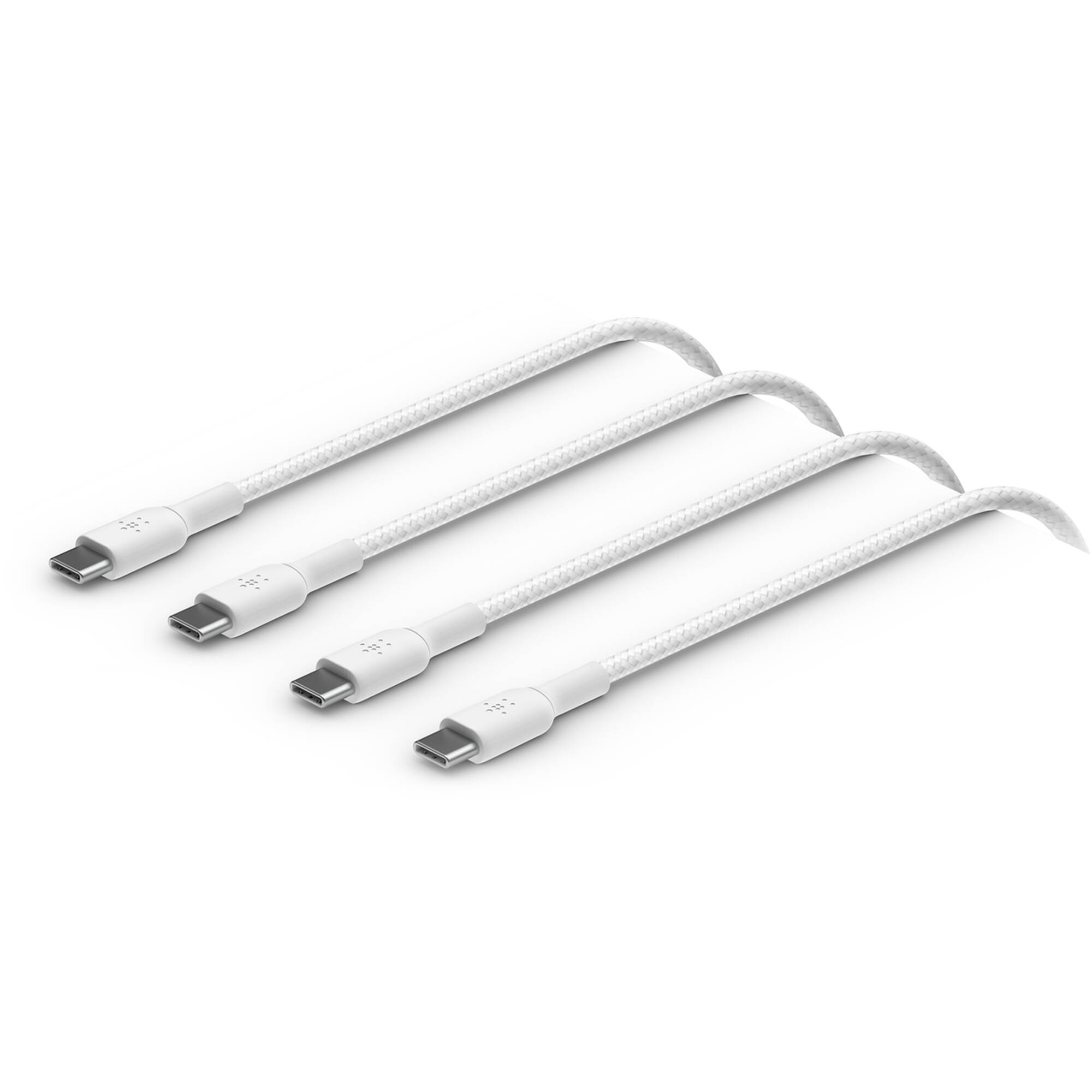 Ripley - BELKIN USB-C TO USB-C BRAIDED CABLE (3.3', WHITE, 2-PACK)
