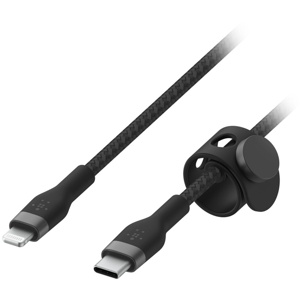 CABLE BELKIN BOOST CHARGE PRO FLEX USB-C TO LIGHTNING MALE 9.8' BLACK