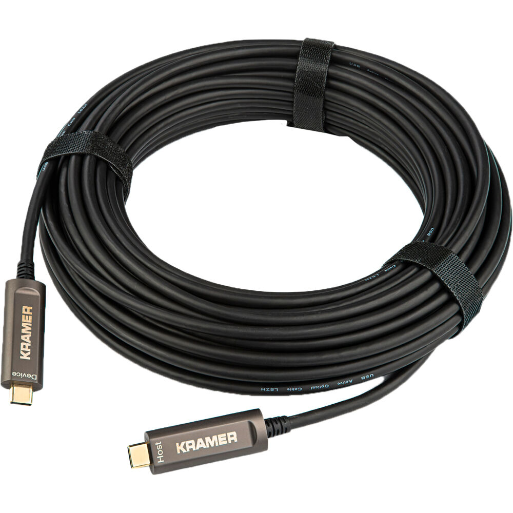 CABLE USB KRAMER CLS-AOCU31 CC USB 3.1 GEN-2 OPTICAL USB-C MALE TO USB ...