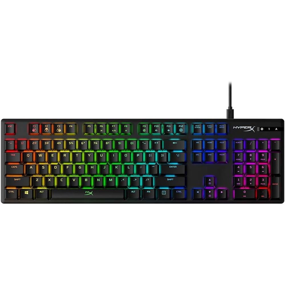 TECLADO ALÁMBRICO HYPERX ALLOY ORIGINS MECHANICAL RGB RED SWITCH ...
