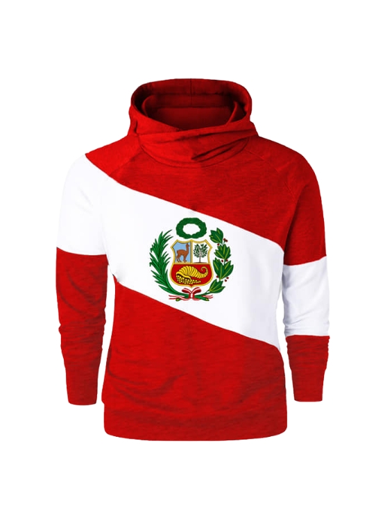 Ripley - POLERA MANGA LARGA HOMBRE NISA BANDERA PERÚ