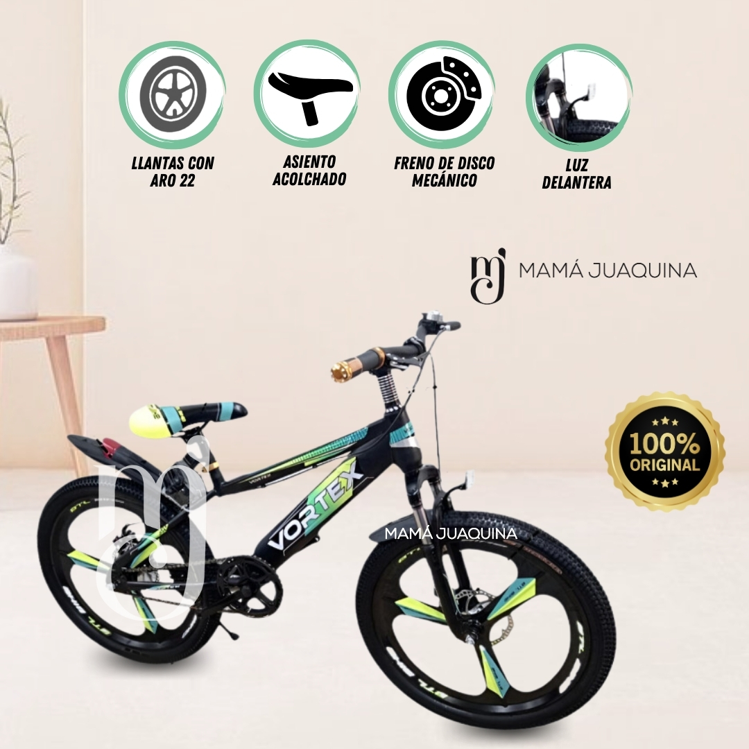 Ripley - BICICLETA PARA NIÑOS ARO 22' «GIRONS» AZUL