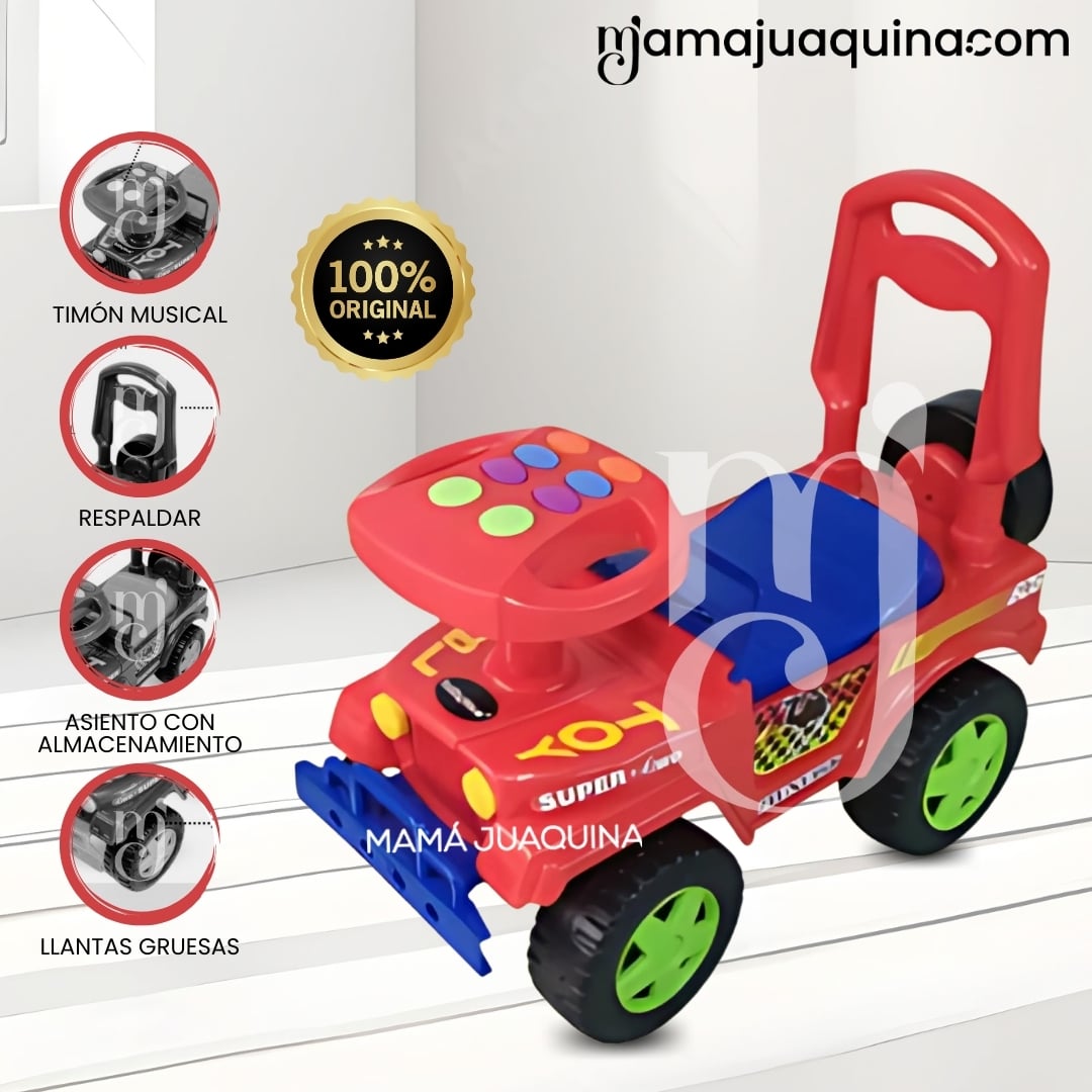 CORREPASILLO BUGGY JEEP «TROY» CON TIMON MUSICAL PINK