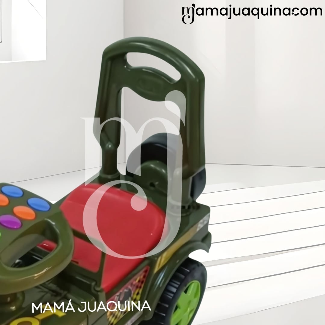 CORREPASILLO BUGGY JEEP «TROY» CON TIMON MUSICAL GREEN