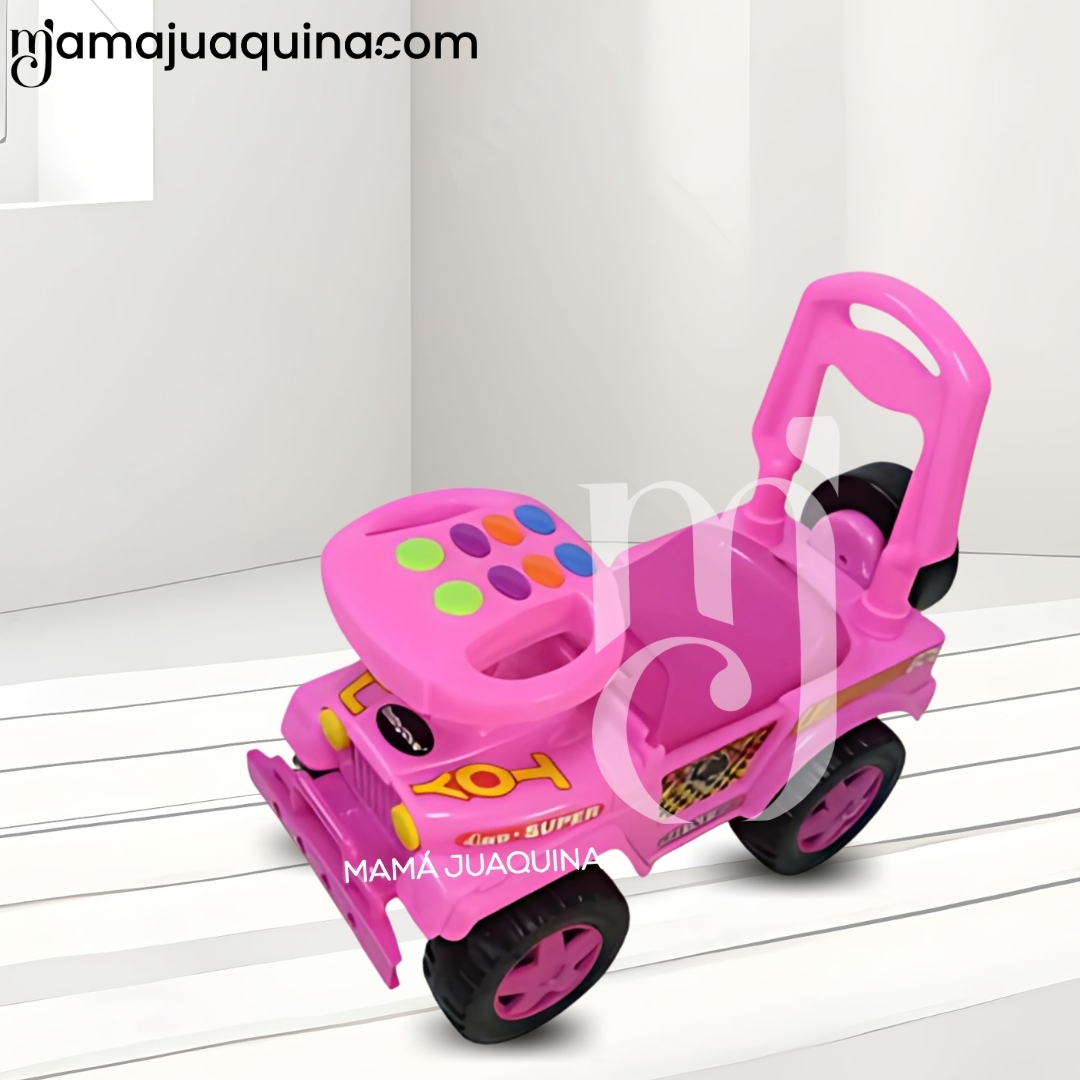 CORREPASILLO BUGGY JEEP «TROY» CON TIMON MUSICAL RED