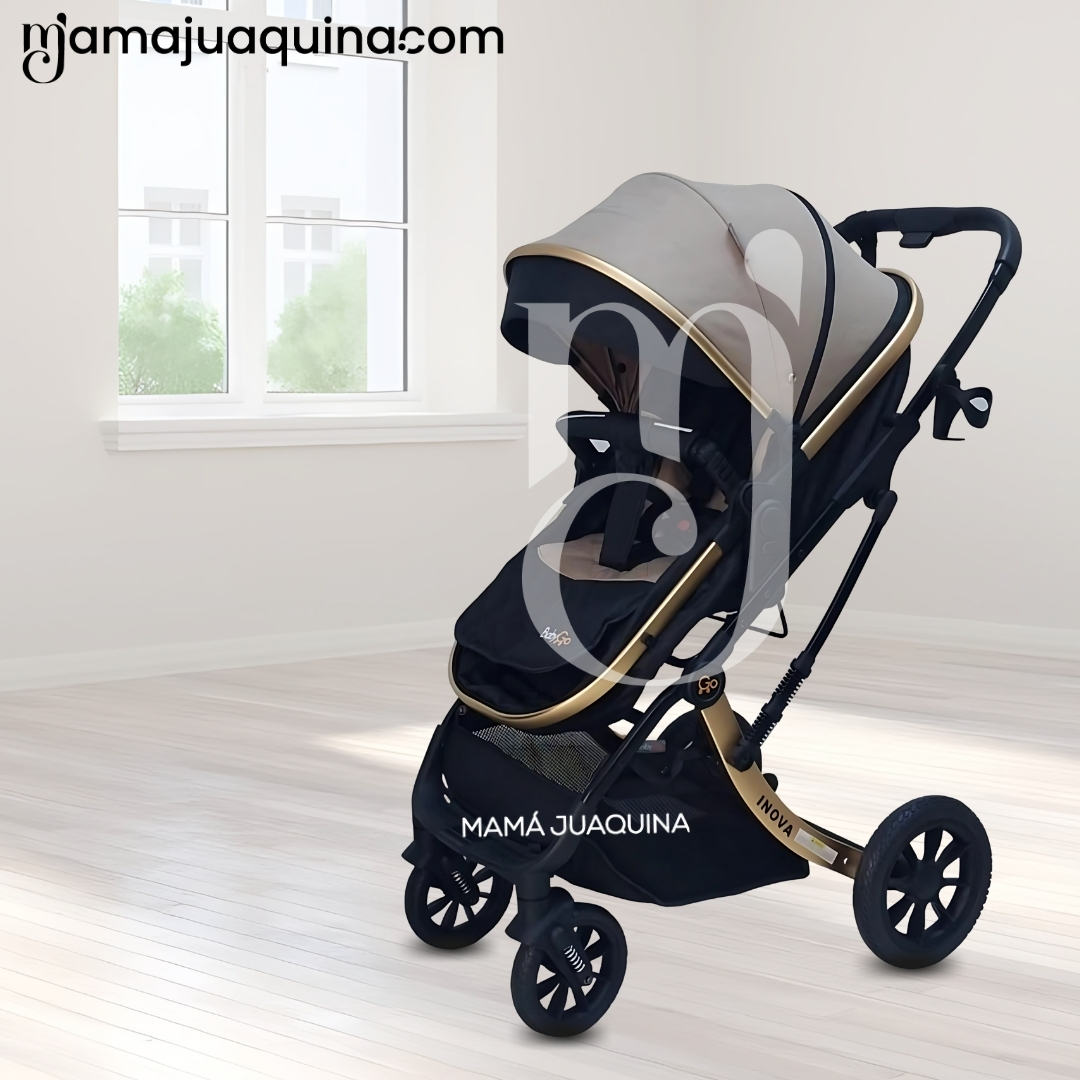 COCHE MOISÉS TRAVEL SYSTEM «INOVA PLUS» DE LUJO BEIGE