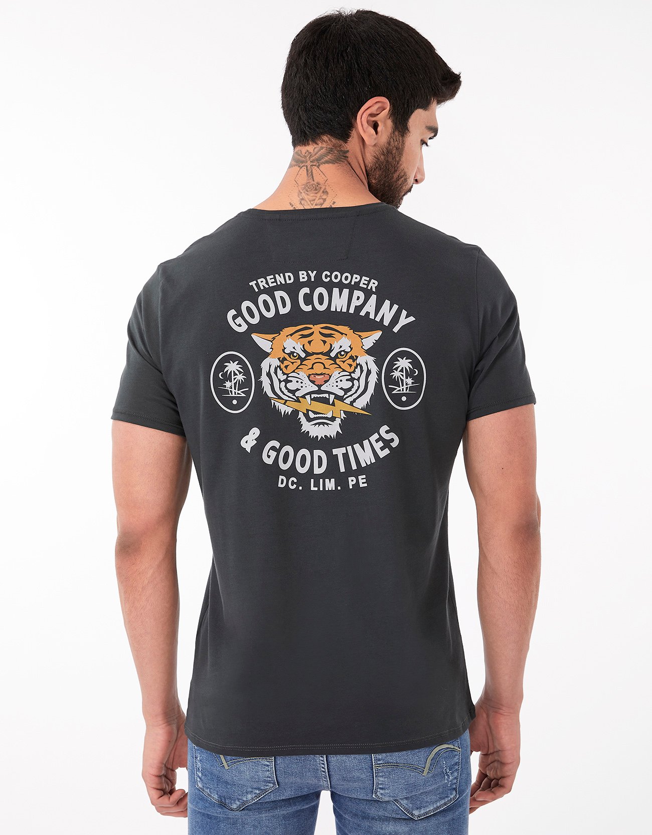 Ripley - POLO HOMBRE COOPER PLOMO WANDERS REGULAR FIT