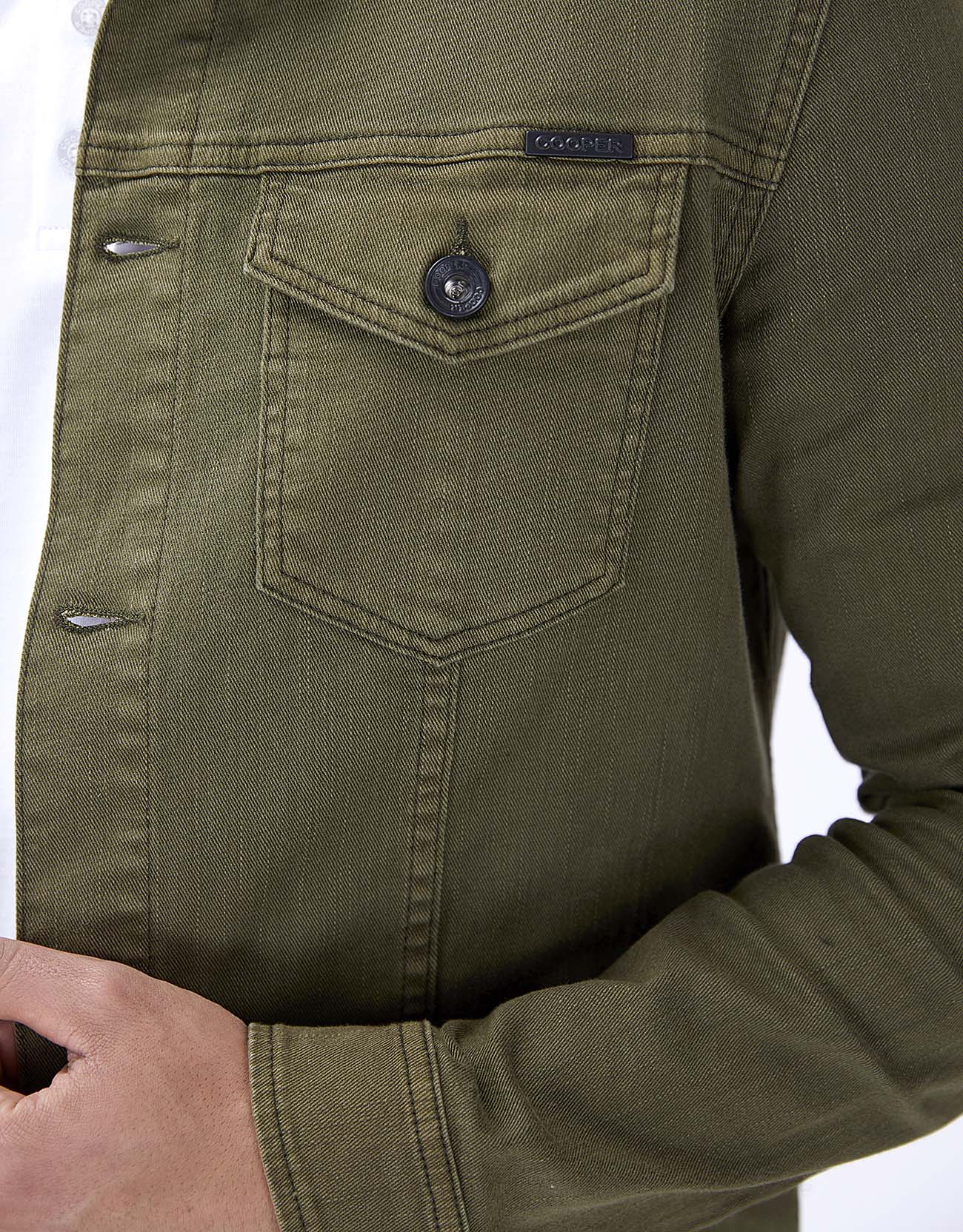 CASACA HOMBRE VERDE MATHEO SLIM FIT COOPER
