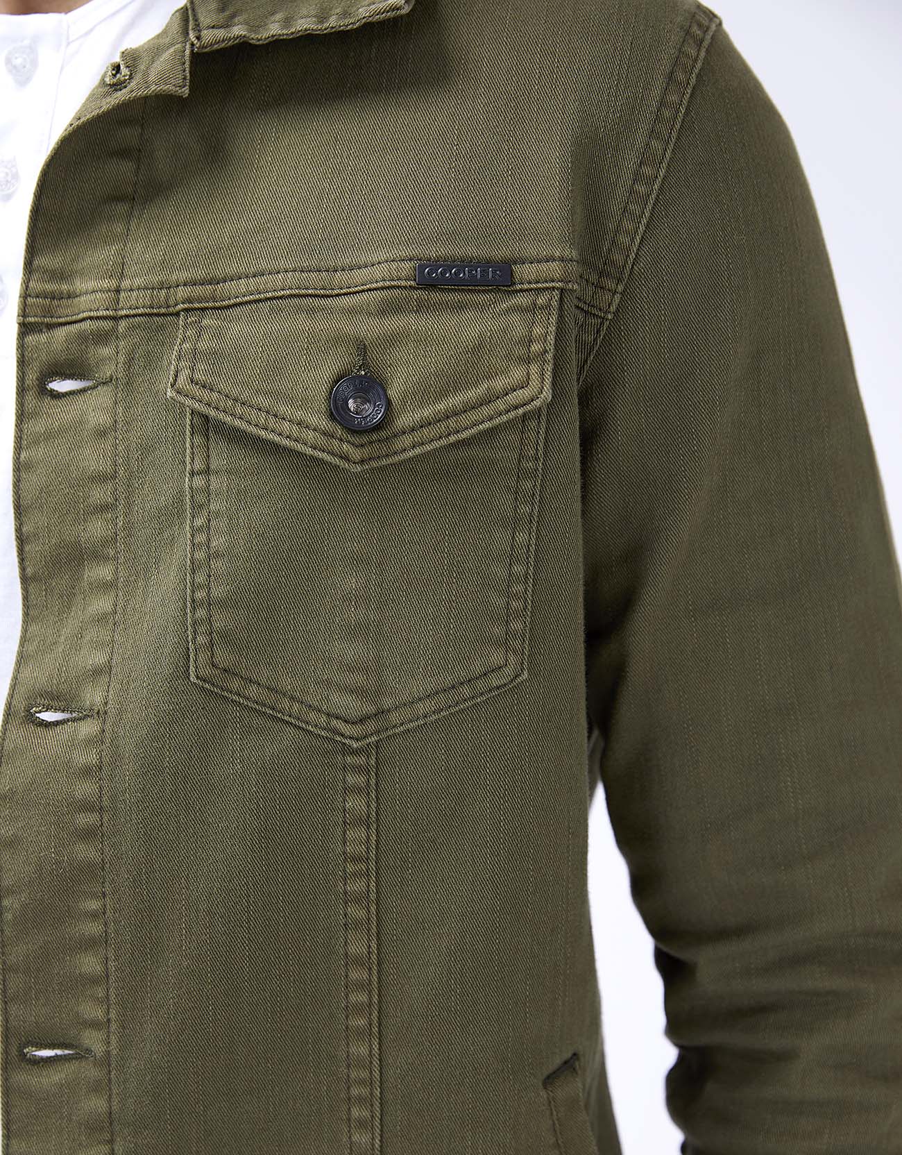 CASACA HOMBRE VERDE MATHEO SLIM FIT COOPER