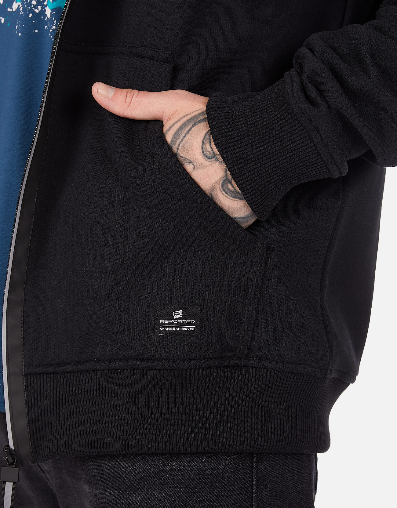 Ripley - POLERA HOMBRE NEGRO COLBAK SLIM FIT REPORTER