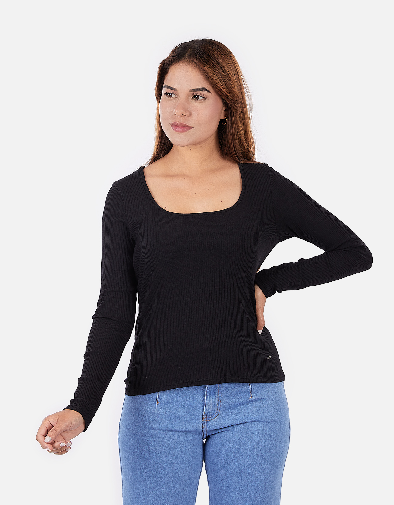Ripley - POLO MUJER NEGRO MIRAGE SLIM FIT PIEERS