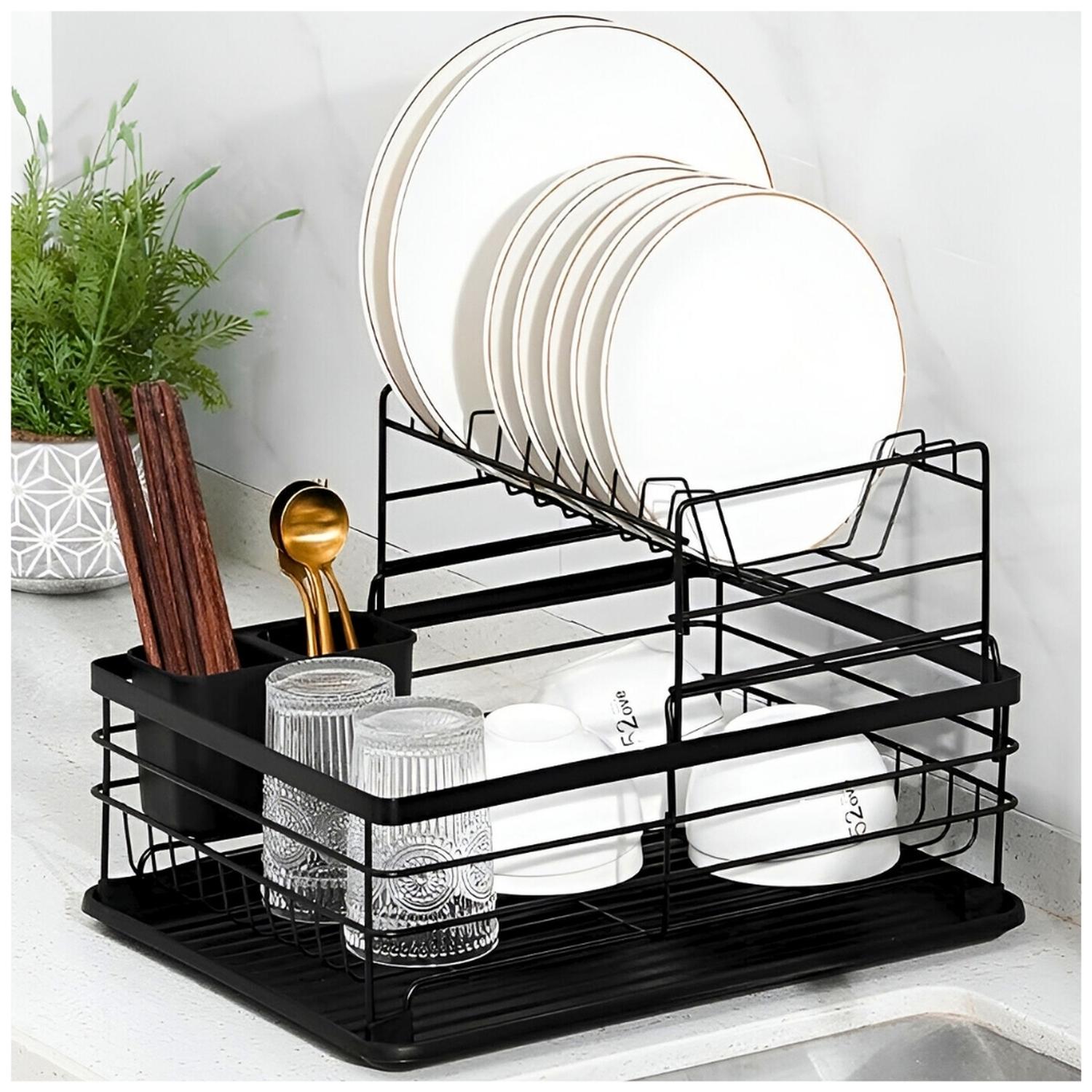 ESCURRIDOR DE PLATOS ELEGANTE Y MODERNO PARA COCINA E92