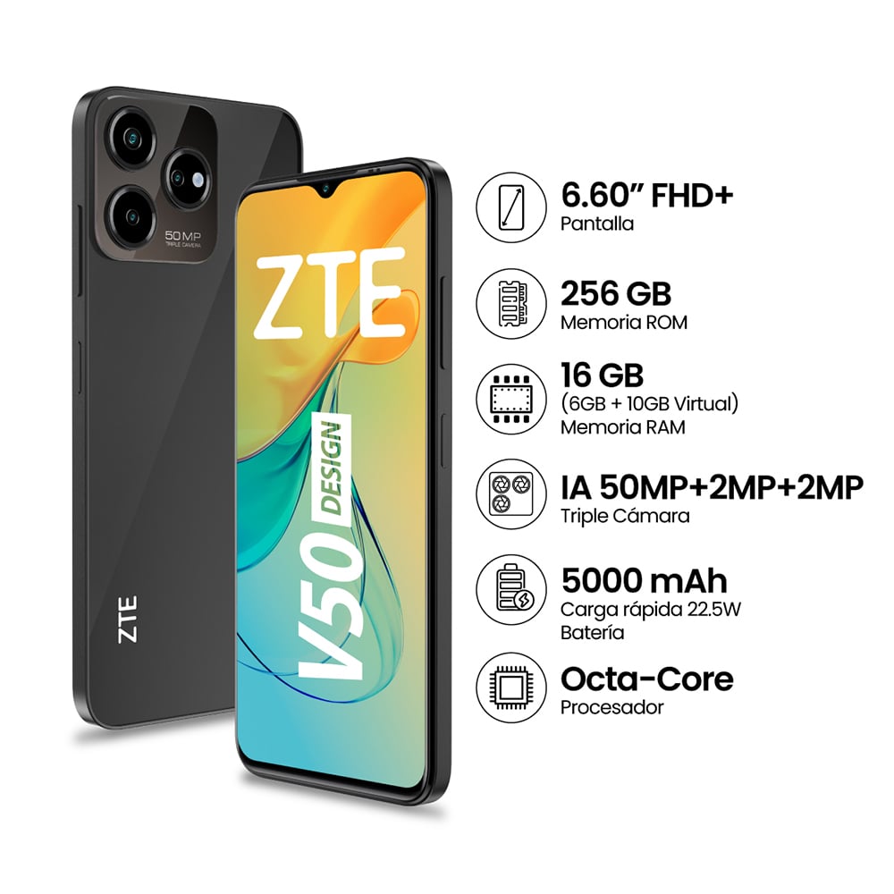 SMARTPHONE ZTE BLADE V50 DESIGN (6+10)+256 GB