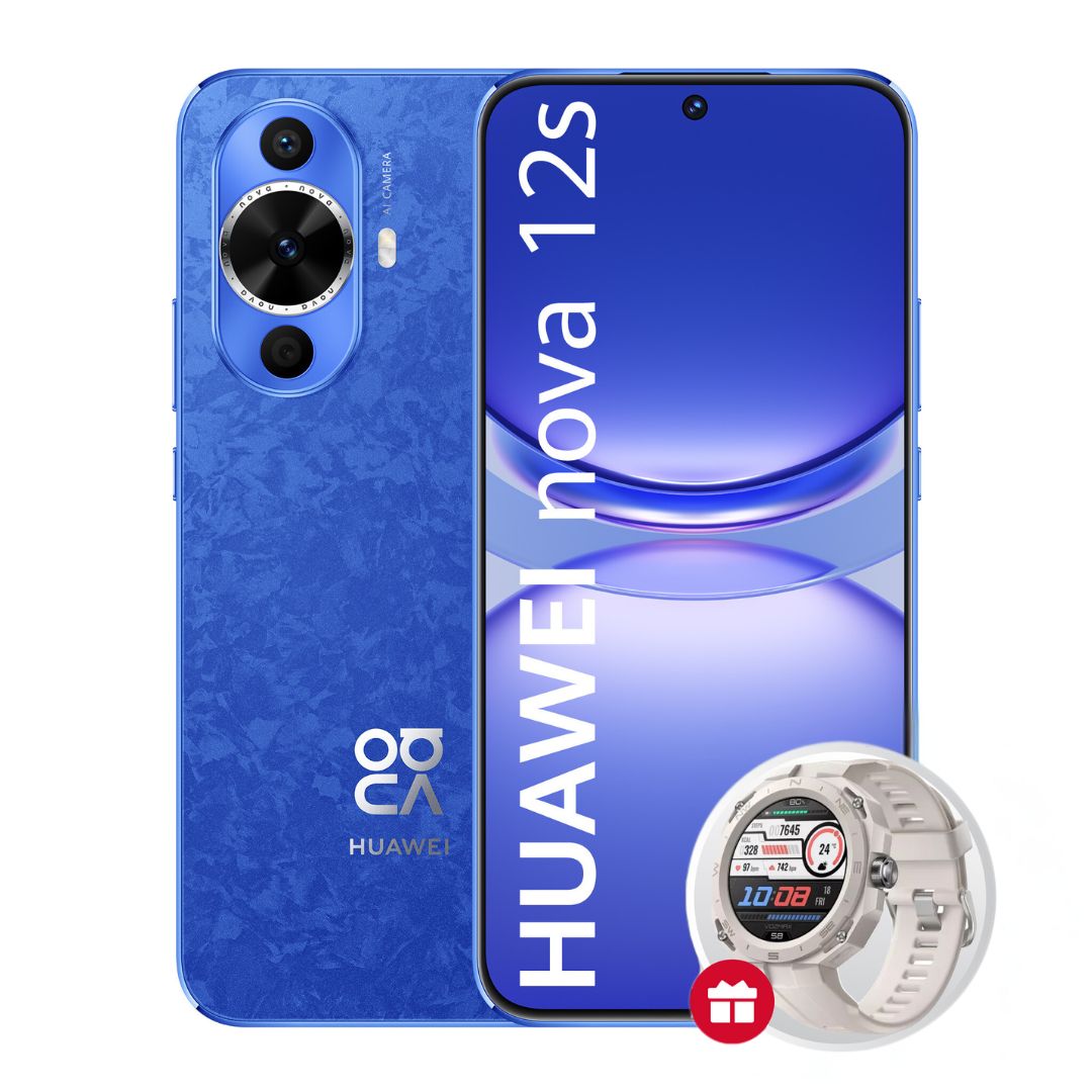 Ripley - CELULAR HUAWEI NOVA 12S | AZUL 8GB+256GB + REGALO WATCH GT CYBER