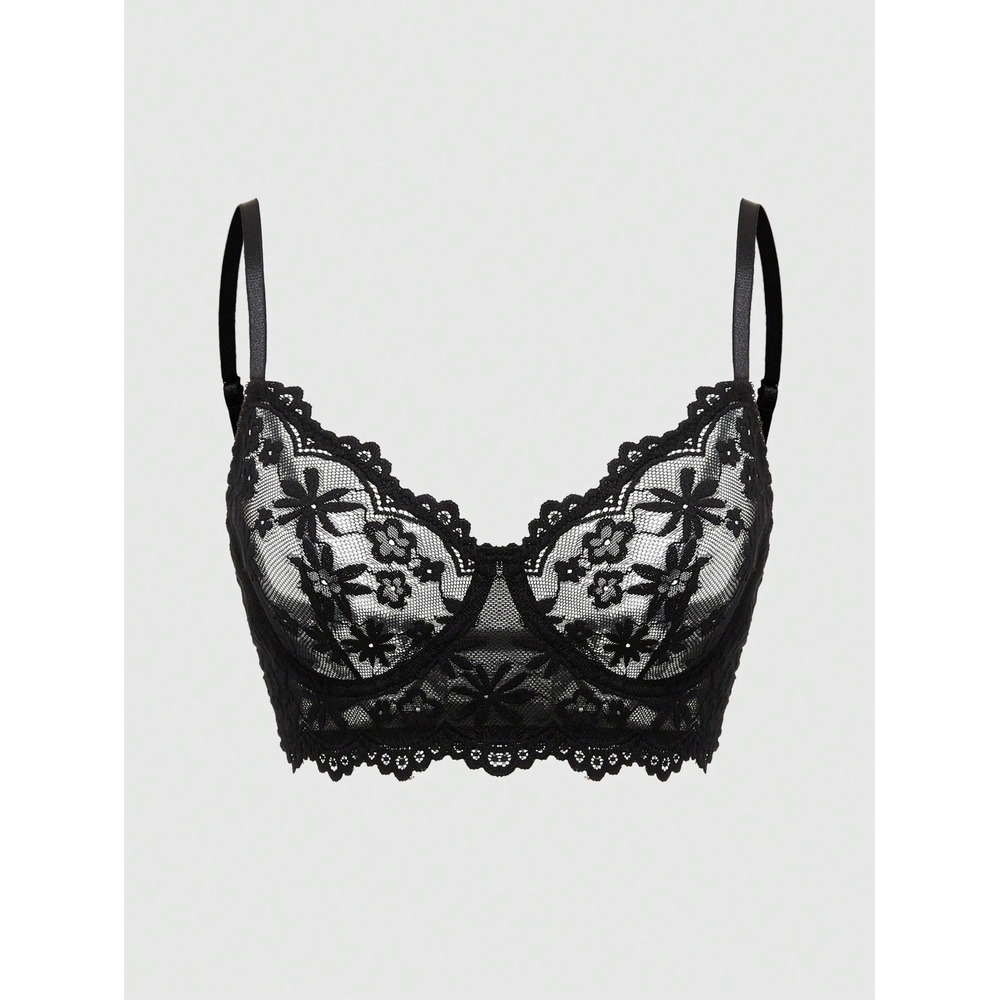 Ripley - BRALETTE MUJER COMPRA FACIL NEGRO ROMWE GÓTICO CON ENCAJE Y ...