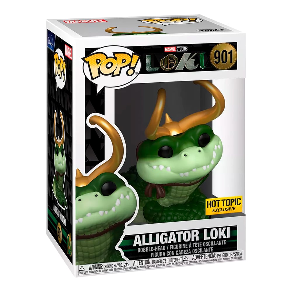 Ripley - FIGURA FUNKO POP MARVEL ALLIGATOR LOKI #901 HOT TOPIC EXCLUSIVE