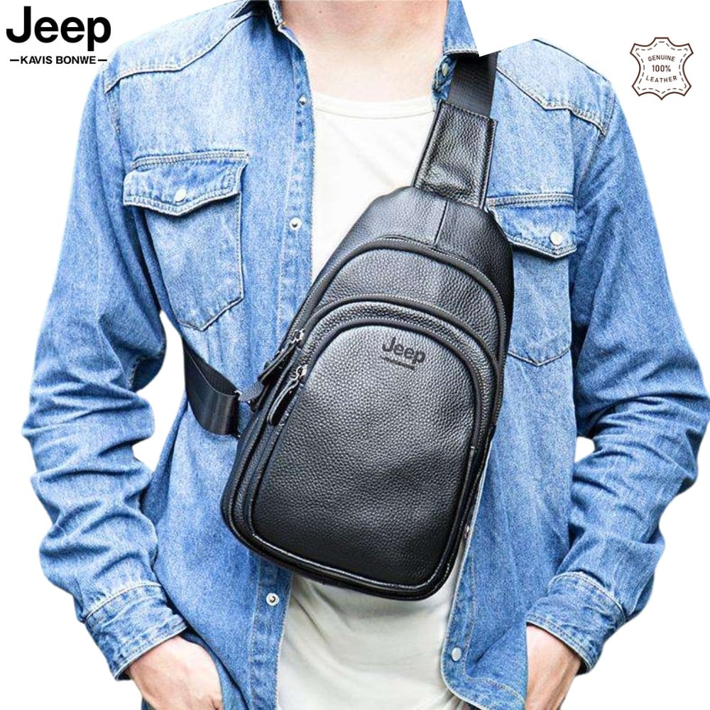 PECHERA DE CUERO VACUNO J-KAVIS 4036 DISEÑO MODERNO