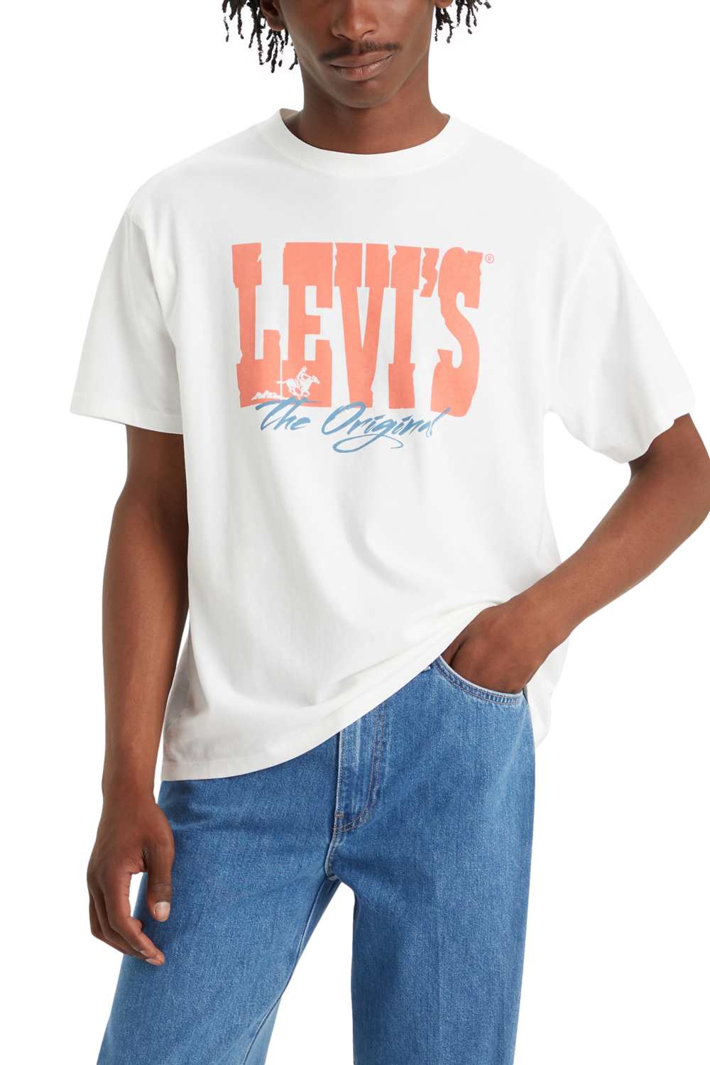 Ripley - POLO HOMBRE VINTAGE FIT BLANCO LEVIS 87373-0105