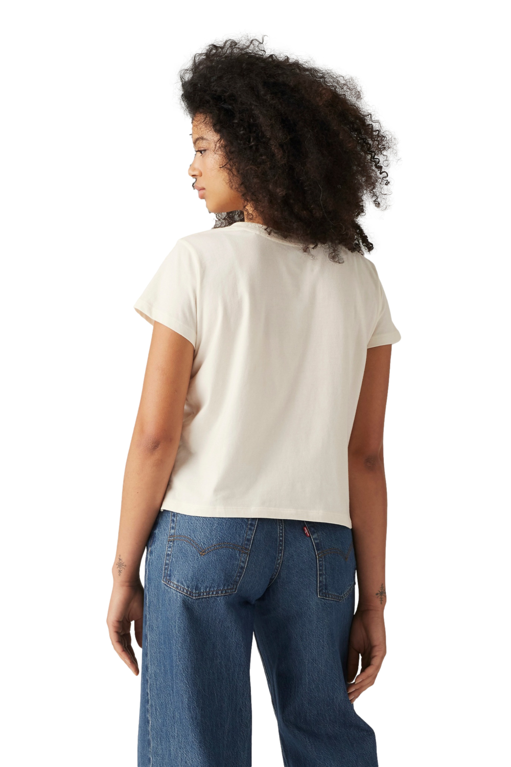 Ripley - POLO ALGODÓN MUJER LEVI'S BLANCO REGULAR FIT A8804 0023