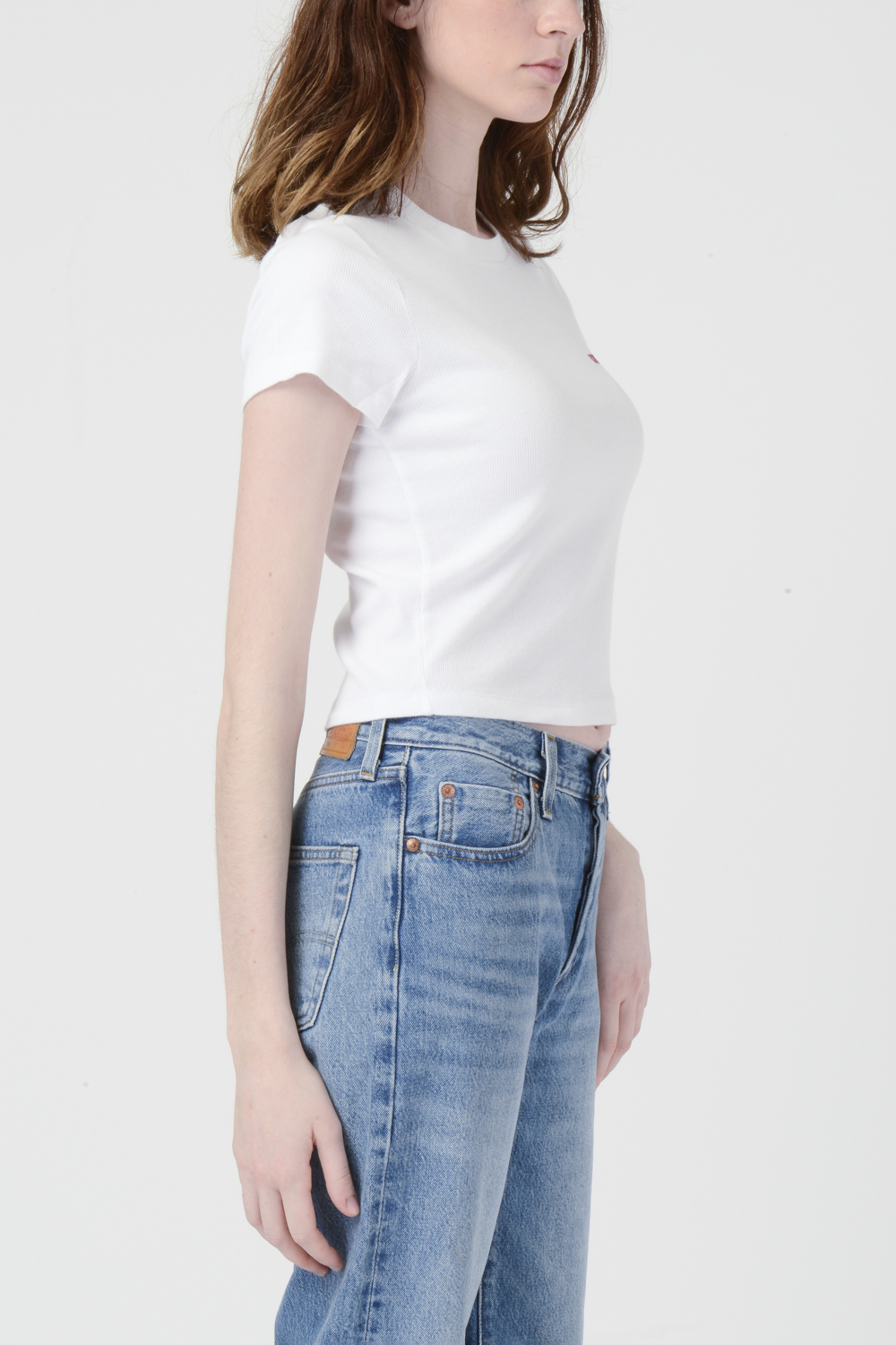 Ripley - POLO ALGODÓN MUJER LEVI'S BLANCO SPORTY TEE A7419 0013