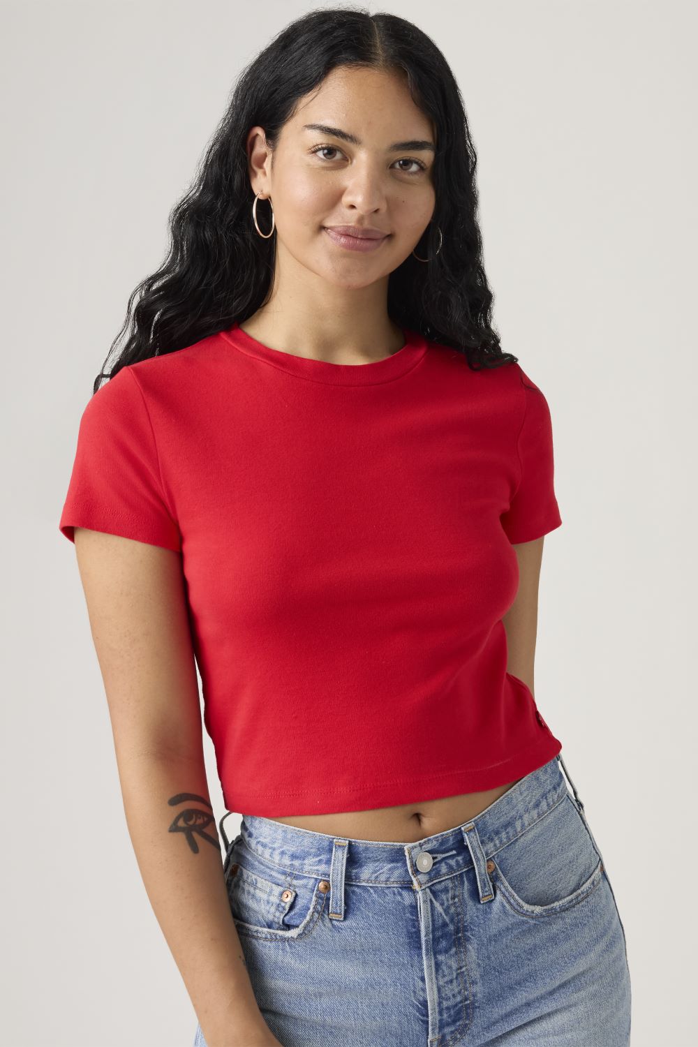 POLO MUJER ESSENTIAL SPORTY TEE ROJO LEVIS A7419-0032