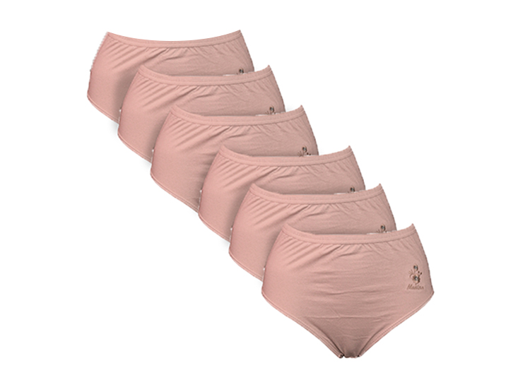 Ripley - PACK X6 CALZÓN ALGODÓN MUJER MONINA MELÓN TRUSA CLÁSICA
