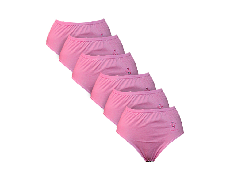 Ripley - PACK X6 CALZÓN ALGODÓN MUJER MONINA CHICLE TRUSA CLÁSICA