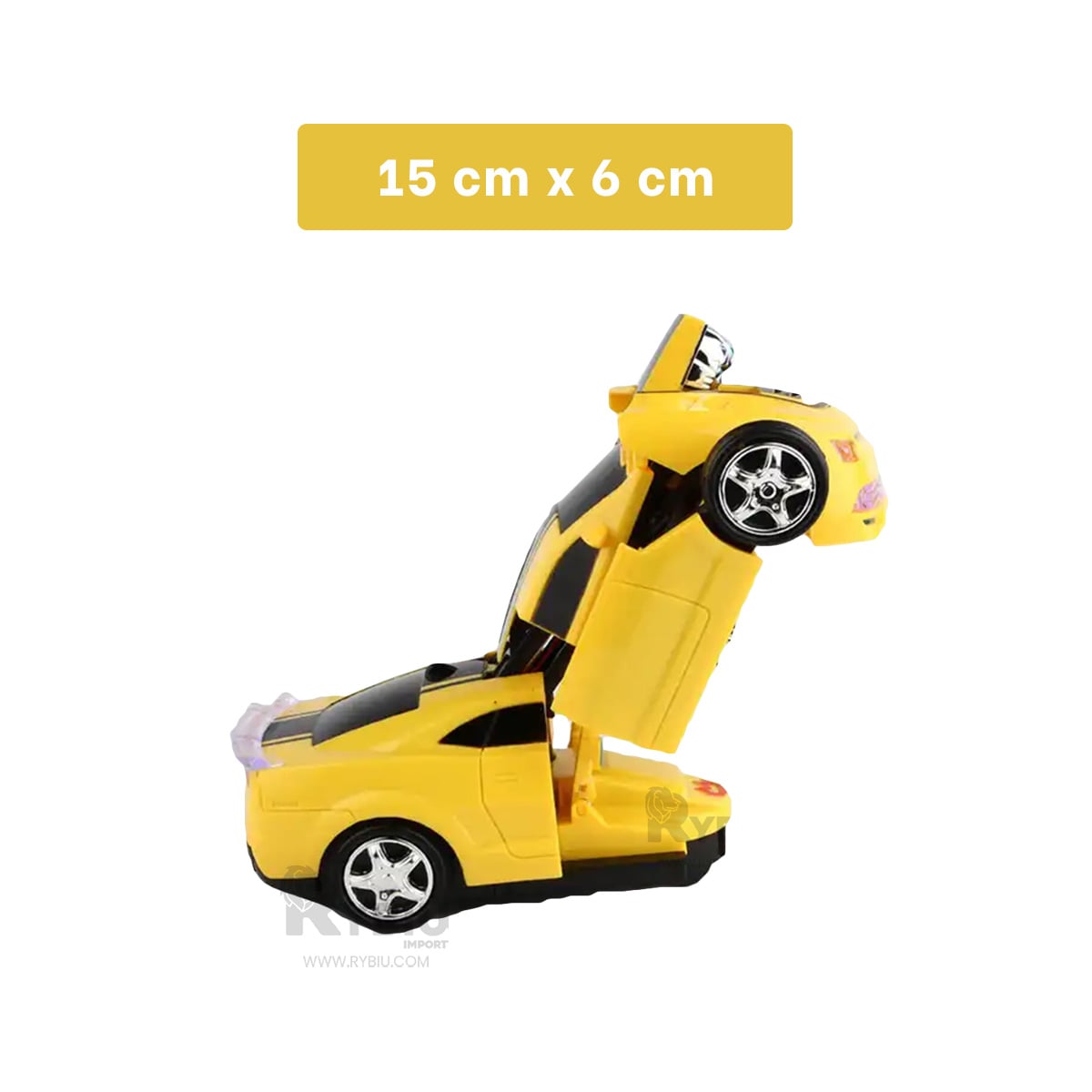 Ripley - CARRO ROBOT TRANSFORMABLE DE PLASTICO PARA NIÑOS AMARILLO
