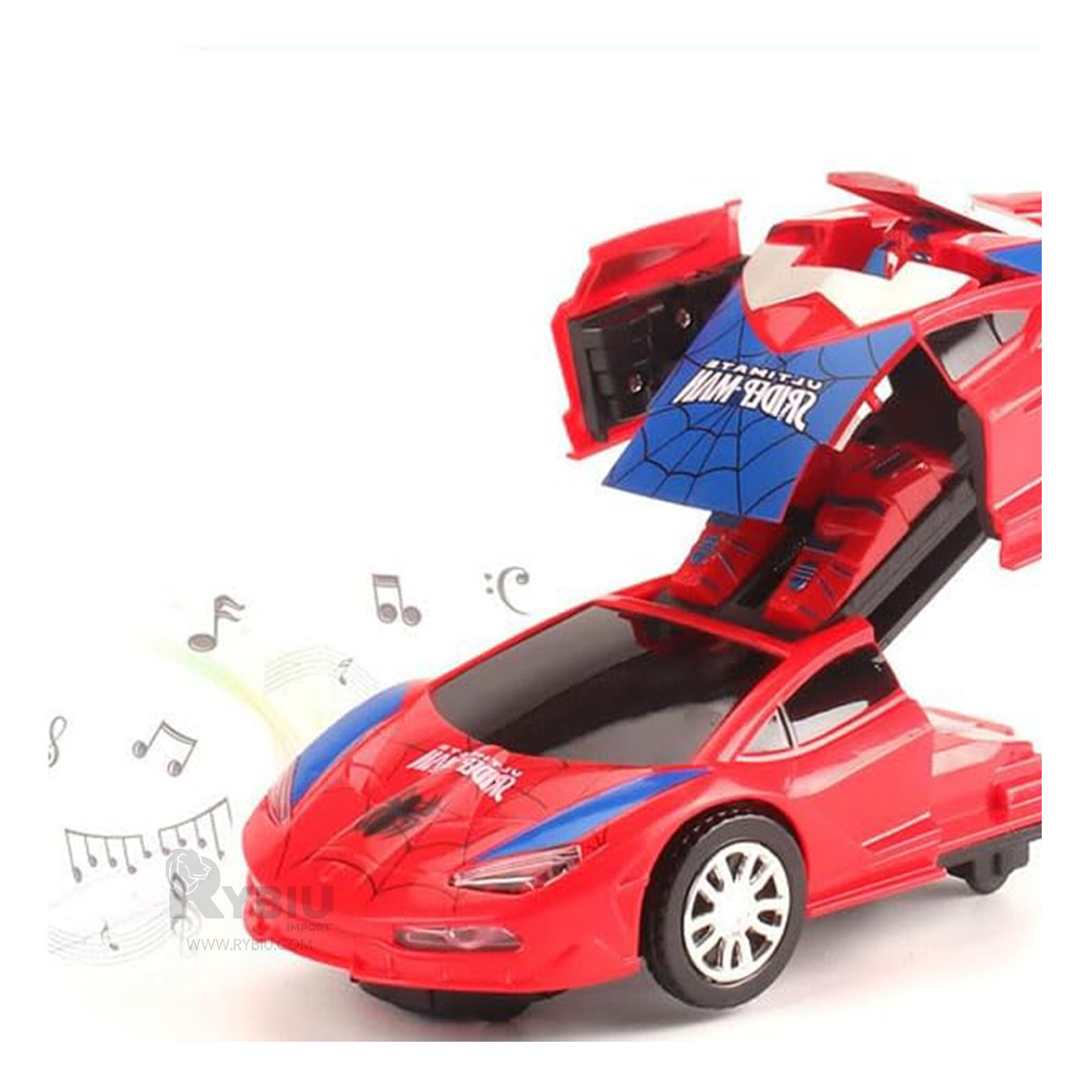 Ripley - CARRO ROBOT DE SPIDER WARRIOR CON LUCES COD 1003 ROJO