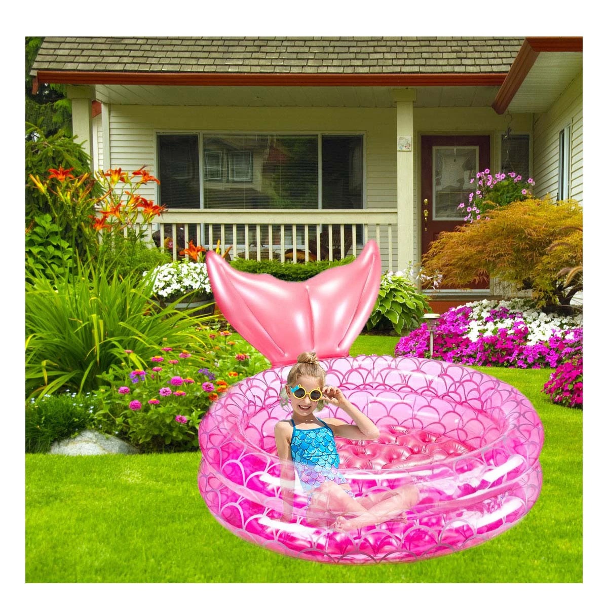 PISCINA EN FORMA CIRCULAR YERANG EN ROSADO Y+REGALO AGENDITA