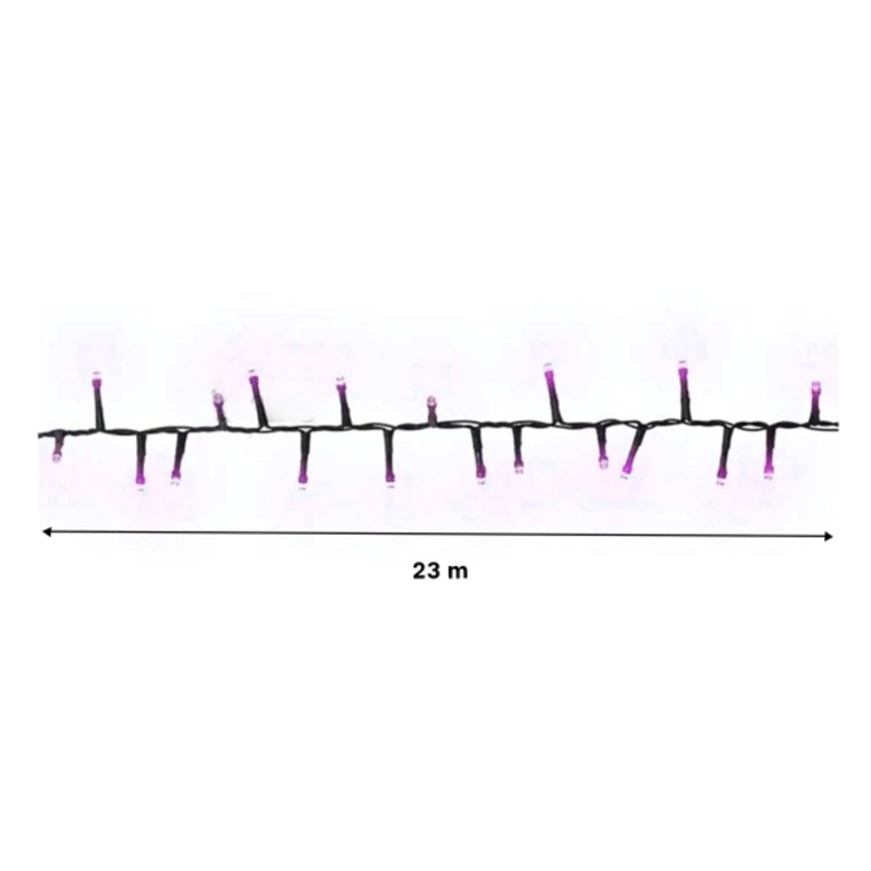 LUCES NAVIDEÑAS 400 LED CON CABLE VERDE PARA ÁRBOL NAVIDEÑO EN FUCSIA Y ...
