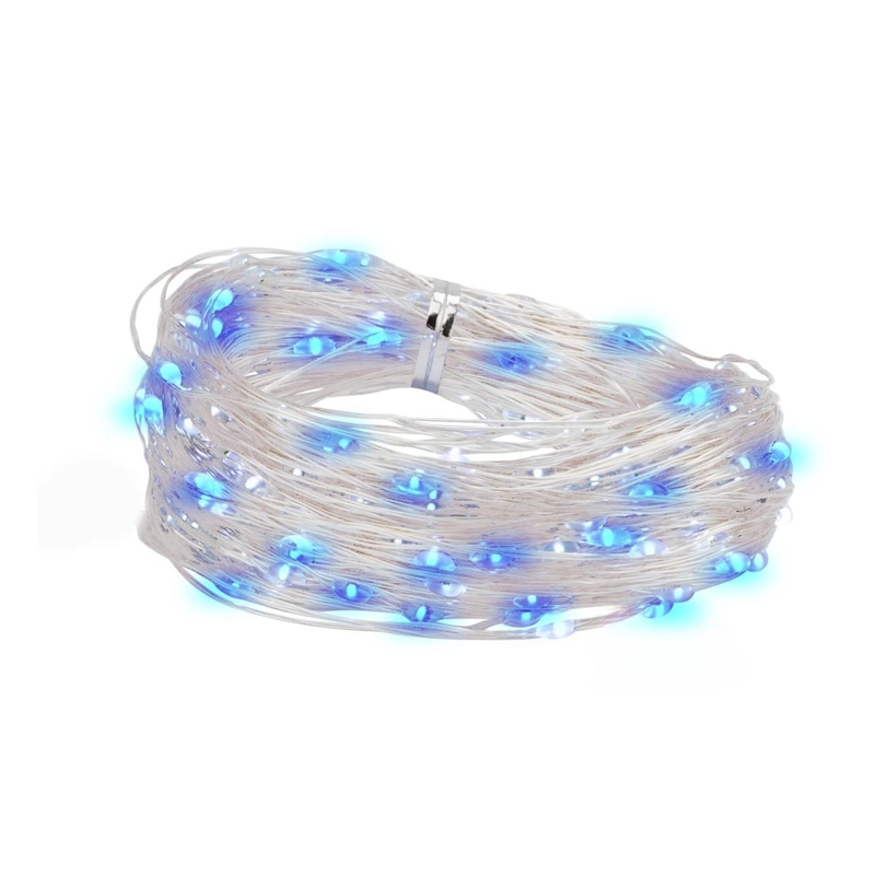 GUIRNALDA RYBIU NA33292 AZUL LUCES FIESTAS NAVIDEÑAS + LIGAS REGALO